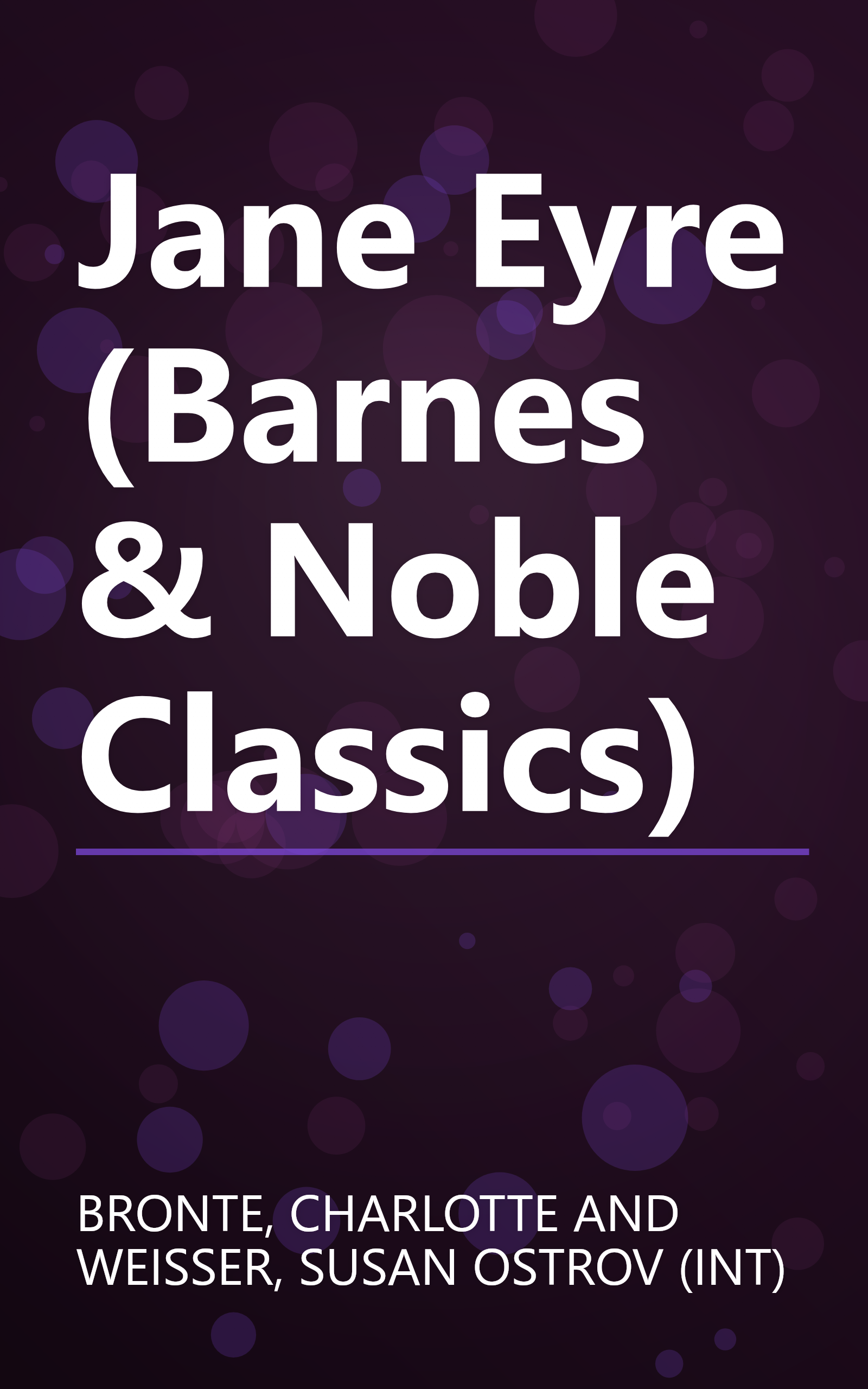 Jane Eyre (Barnes & Noble Classics) book cover