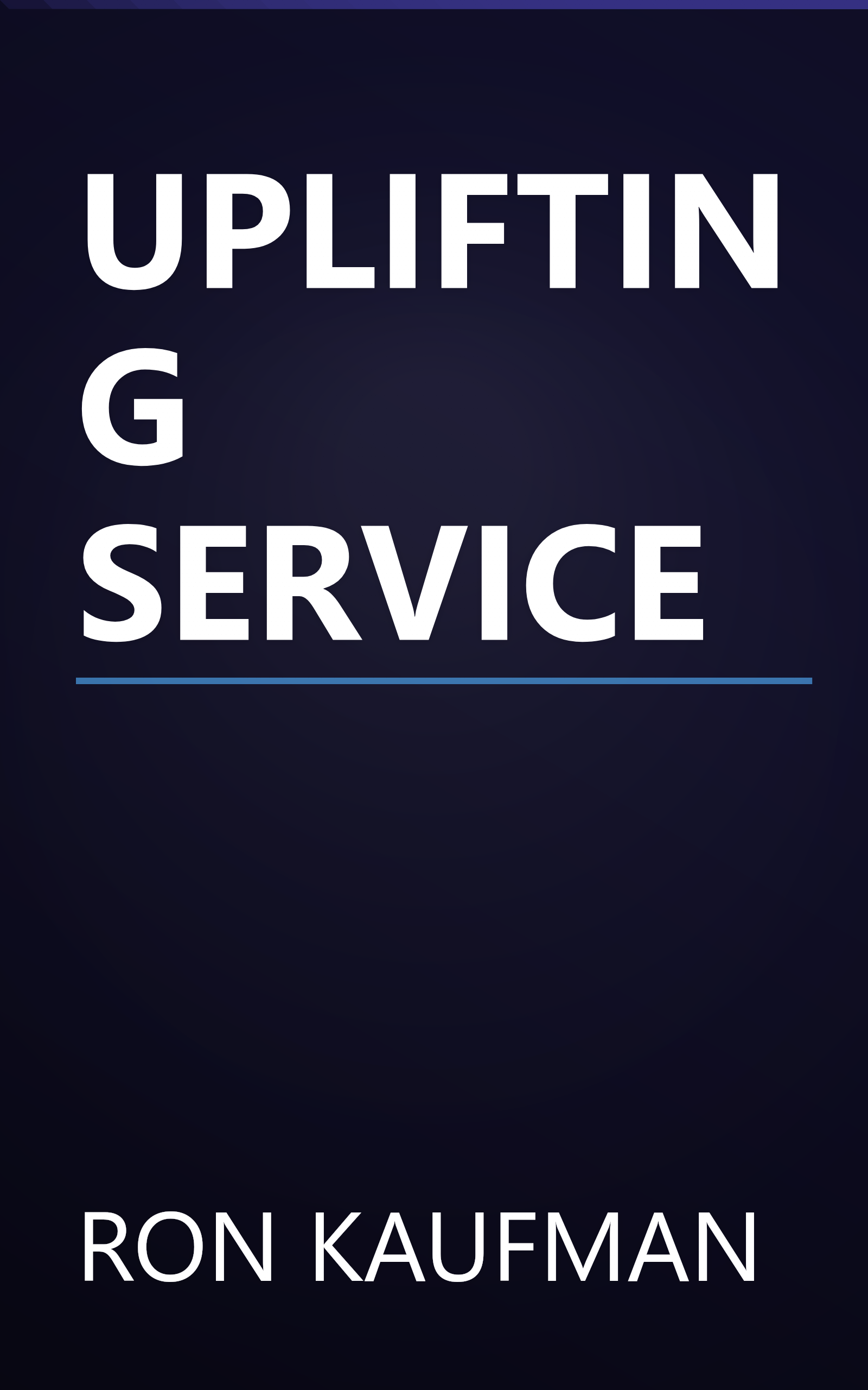 UPLIFTING SERVICE book cover