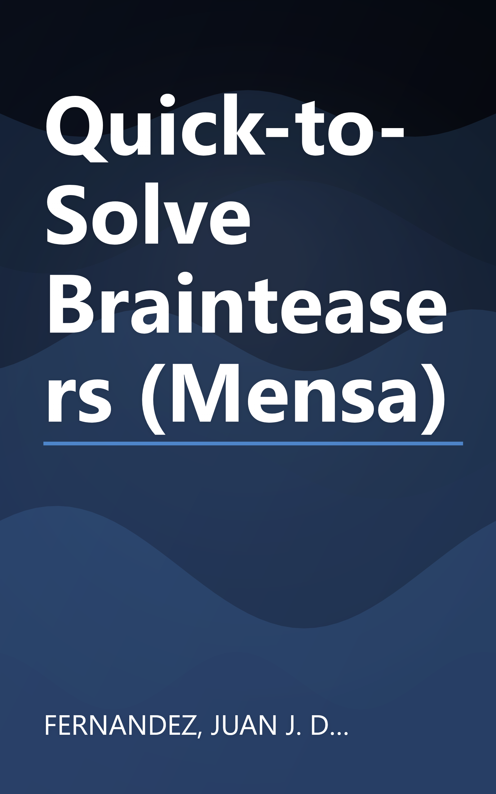 Quick-to-Solve Brainteasers (Mensa) book cover