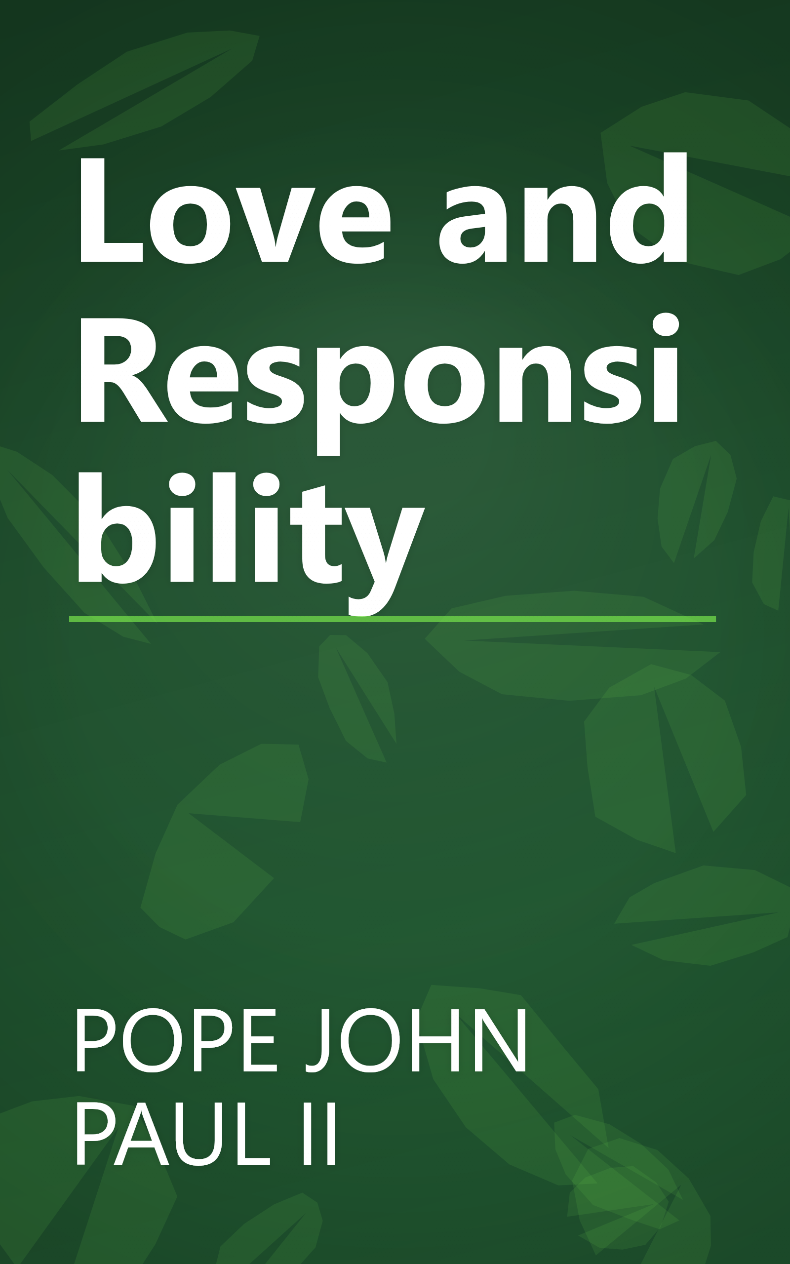 Love and Responsibility book cover