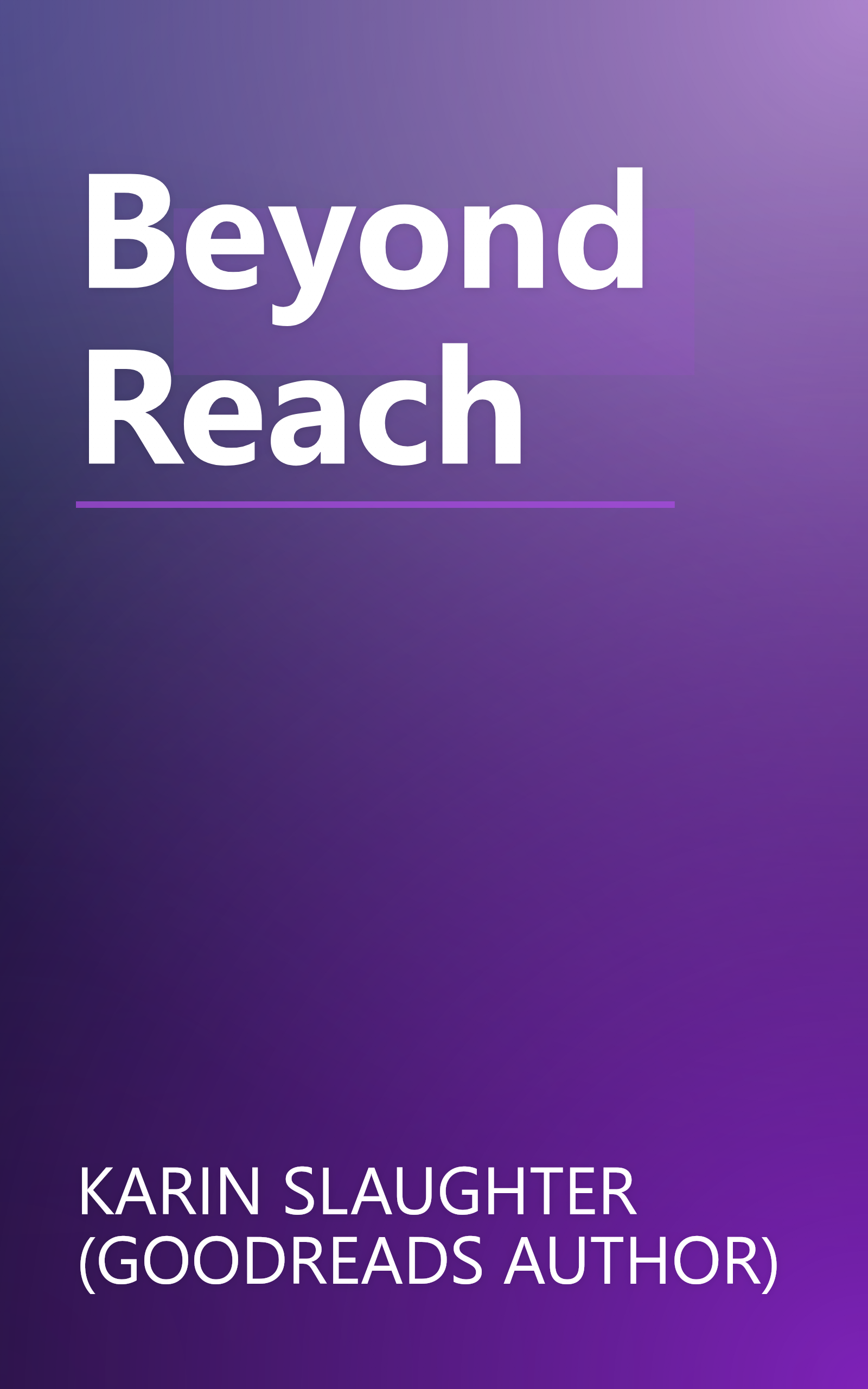 Beyond Reach book cover