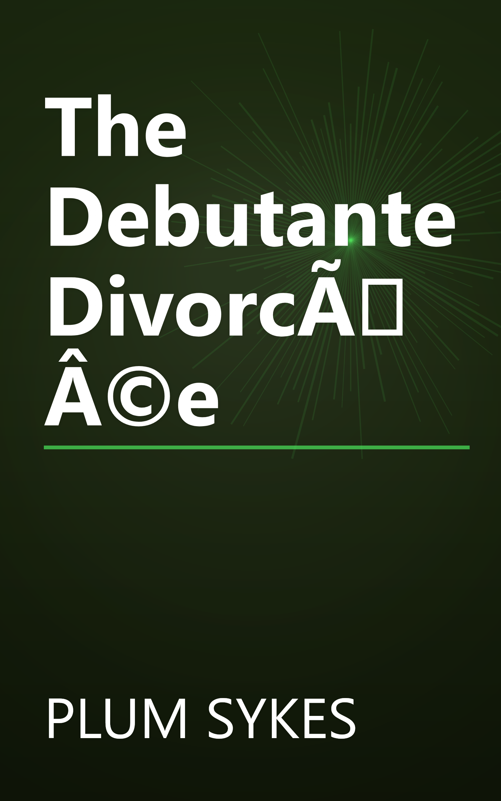 The Debutante DivorcÃÂ©e book cover