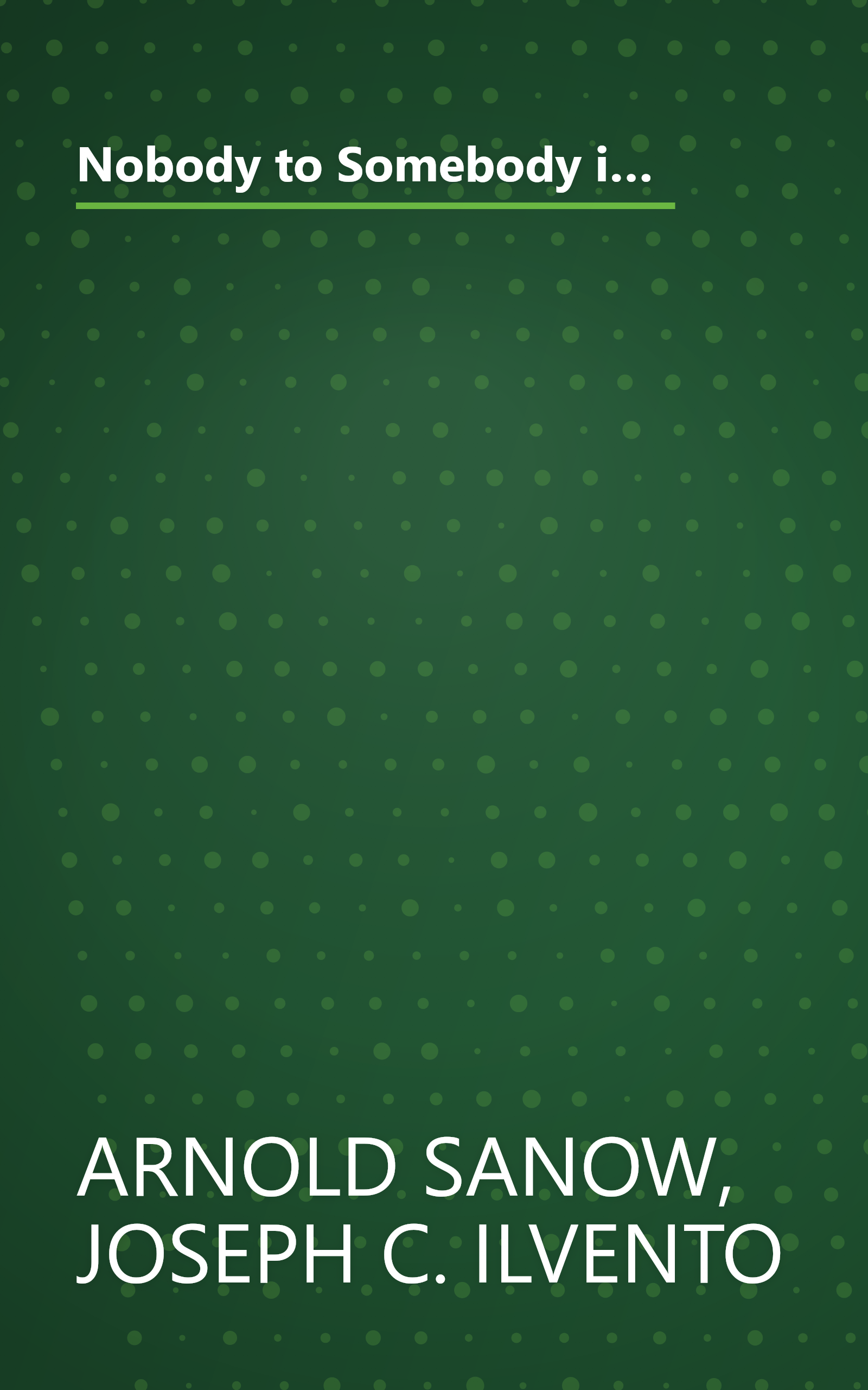 Nobody to Somebody in 63 Days or Less - The Ultimate Guide to Business Networking and Word of Mouth Advertising book cover