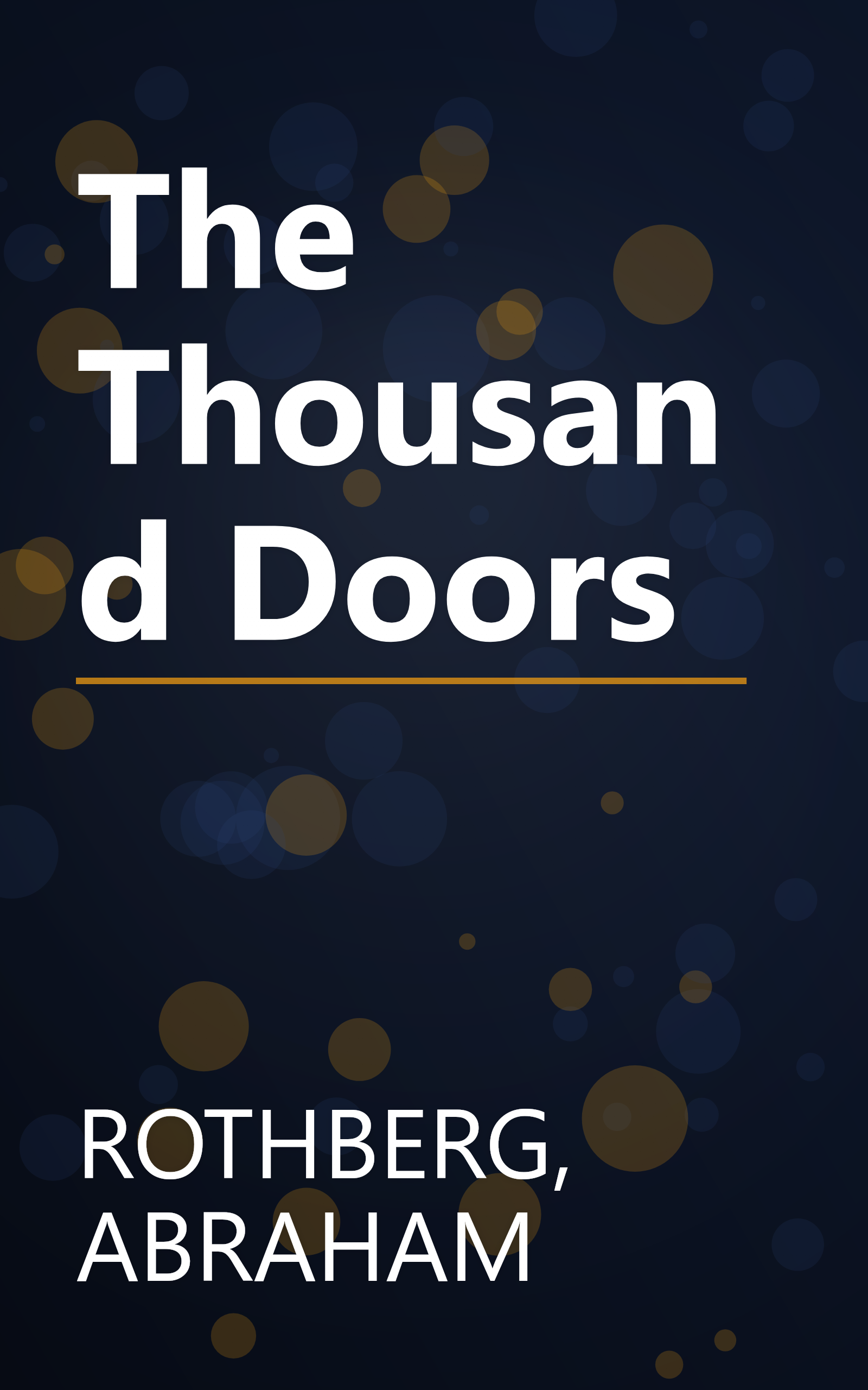 The Thousand Doors book cover