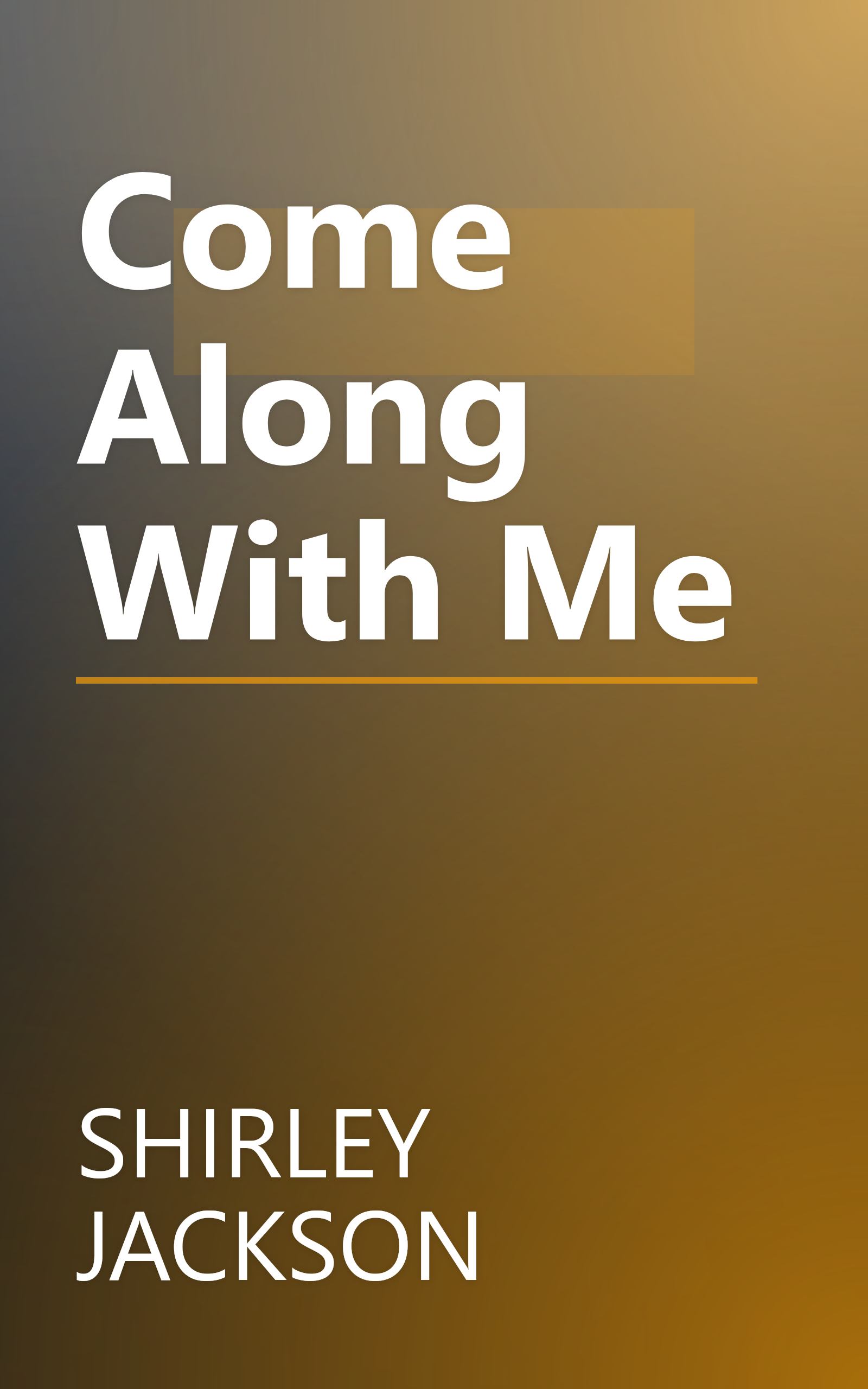 Come Along With Me book cover