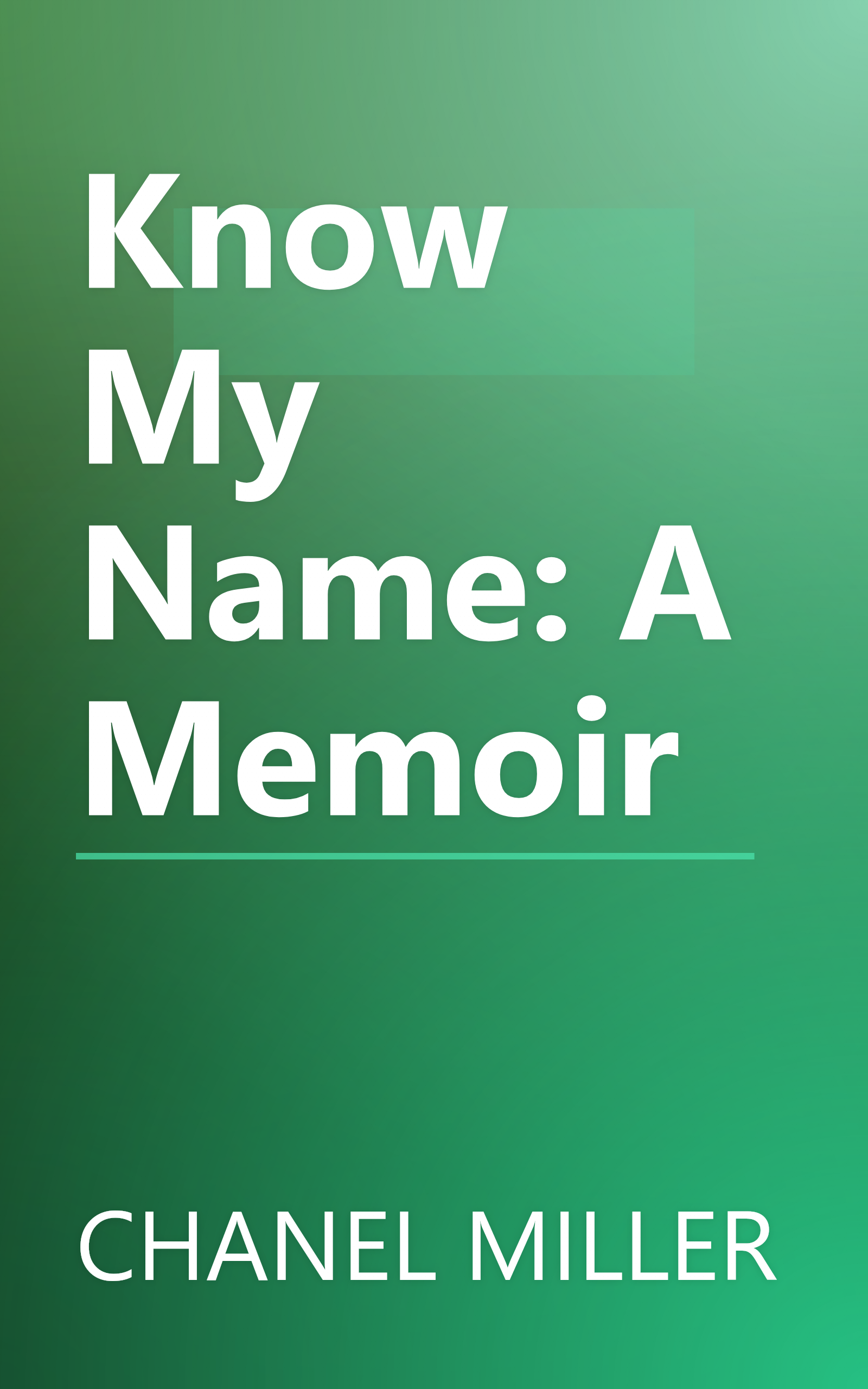 Know My Name: A Memoir book cover