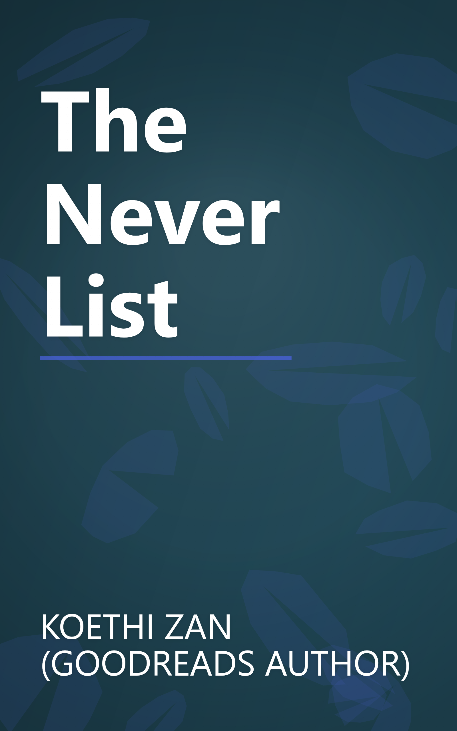 The Never List book cover