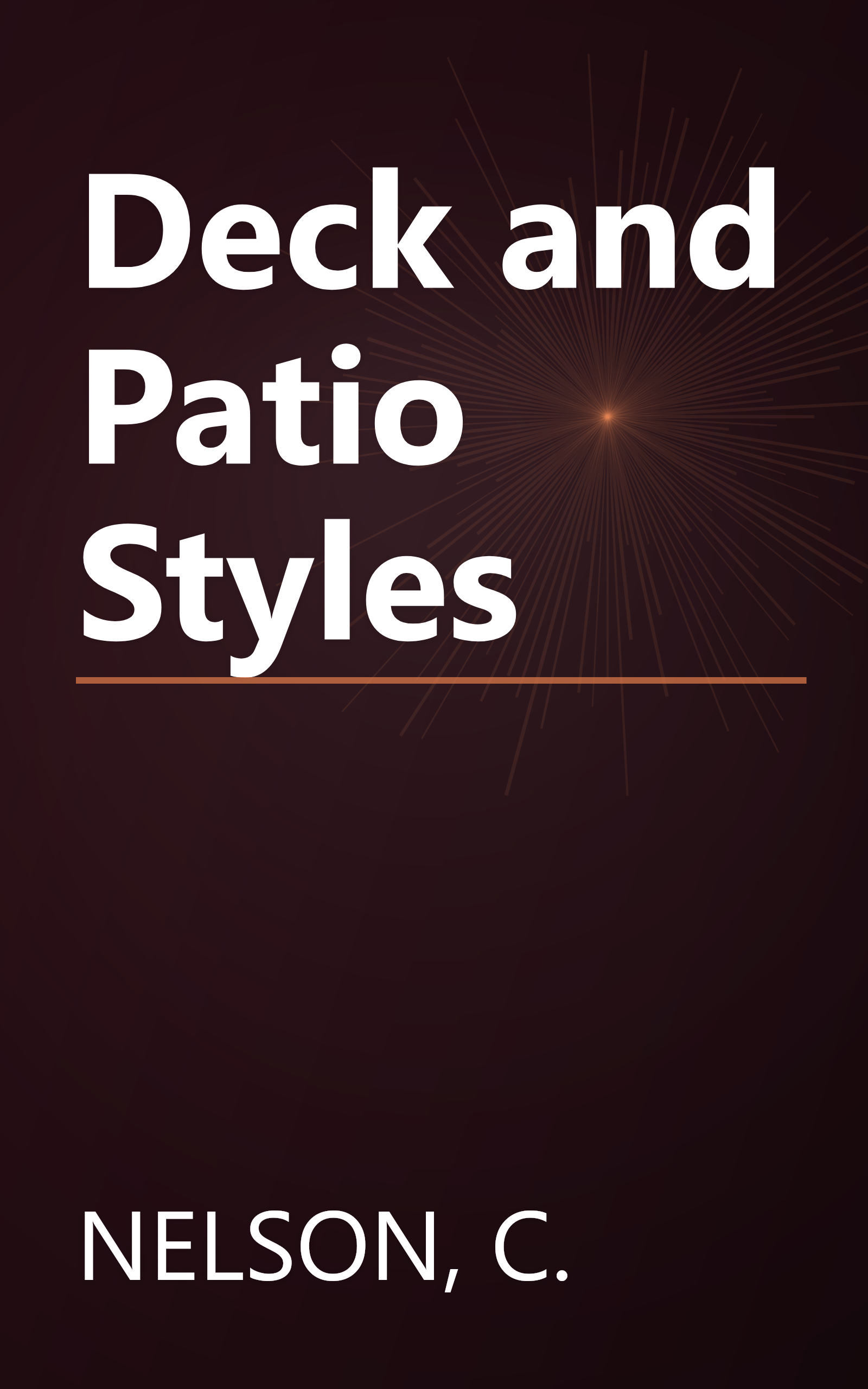 Deck and Patio Styles book cover