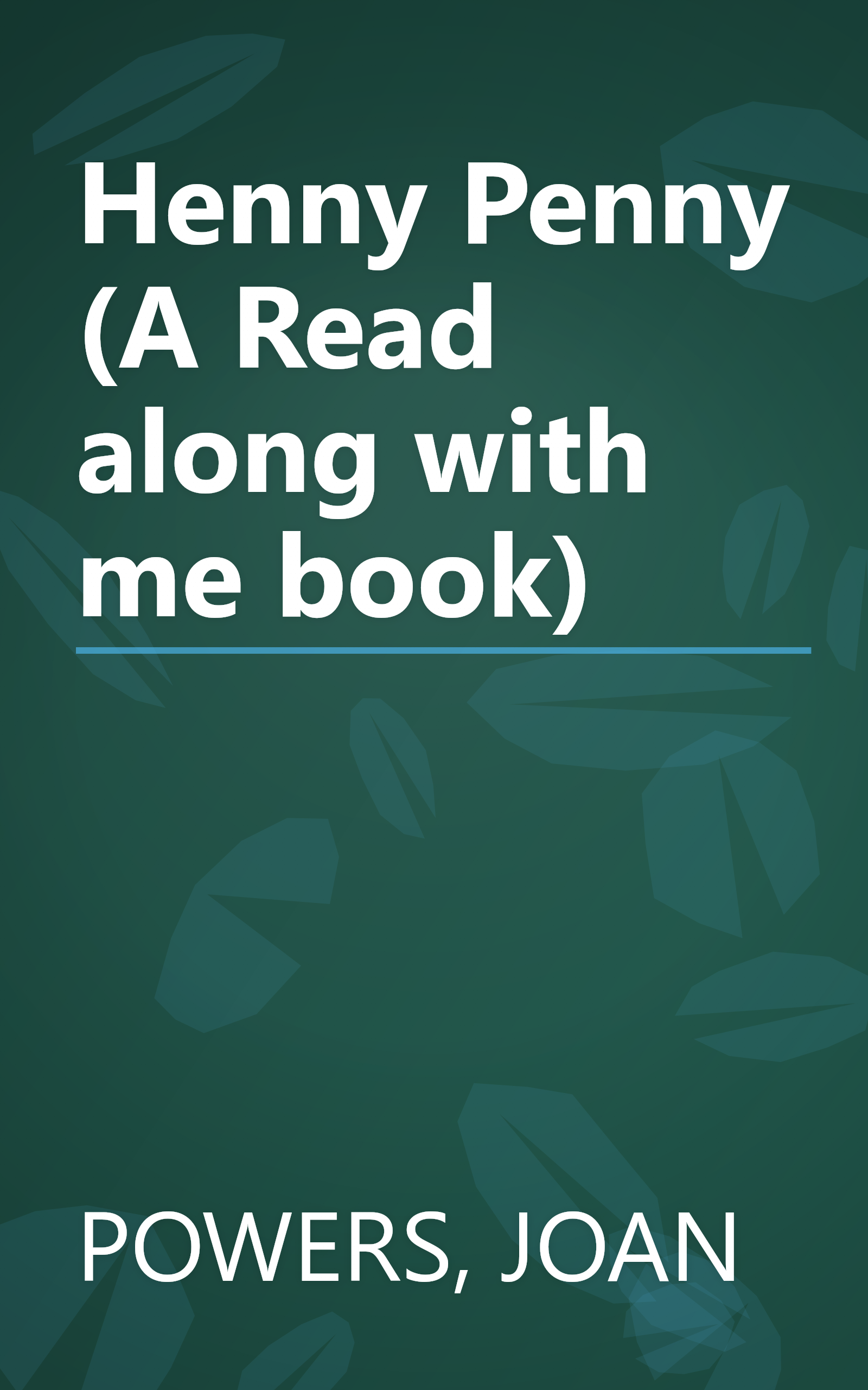 Henny Penny (A Read along with me book) book cover