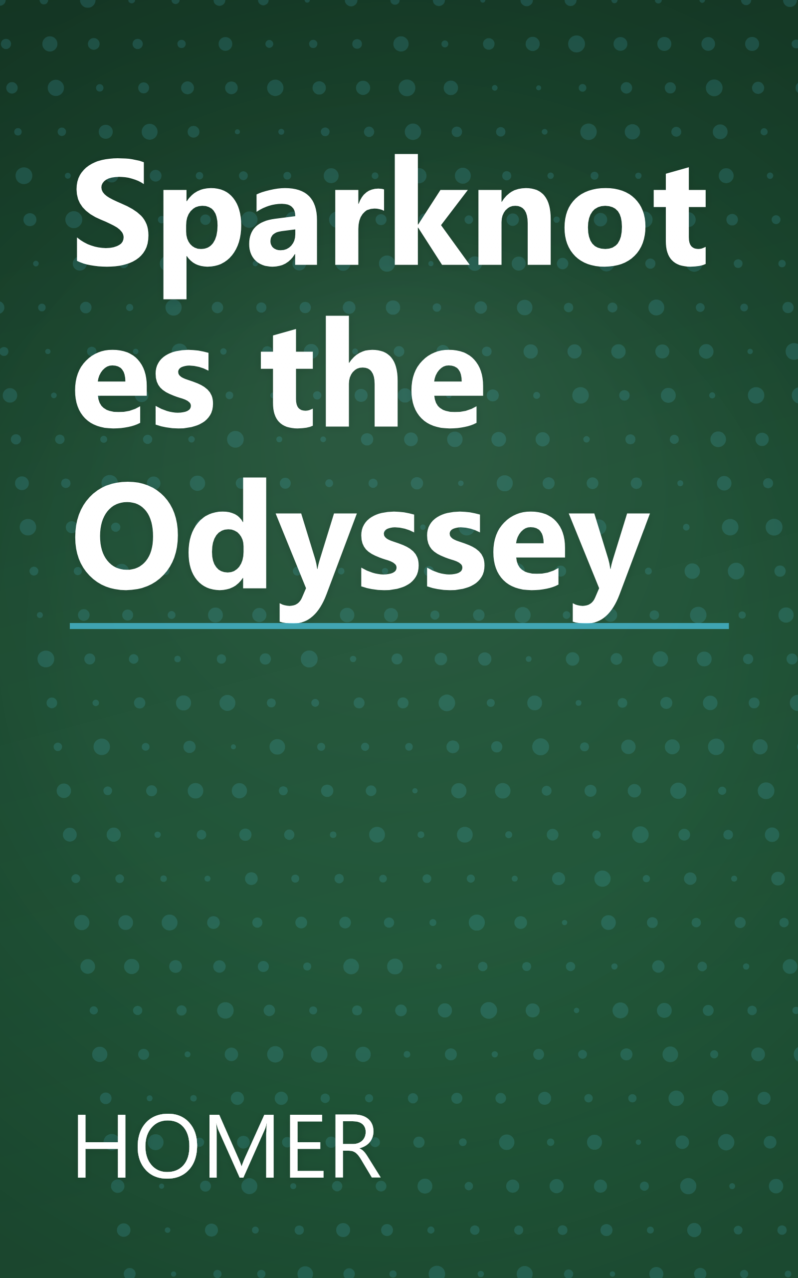 Sparknotes the Odyssey book cover