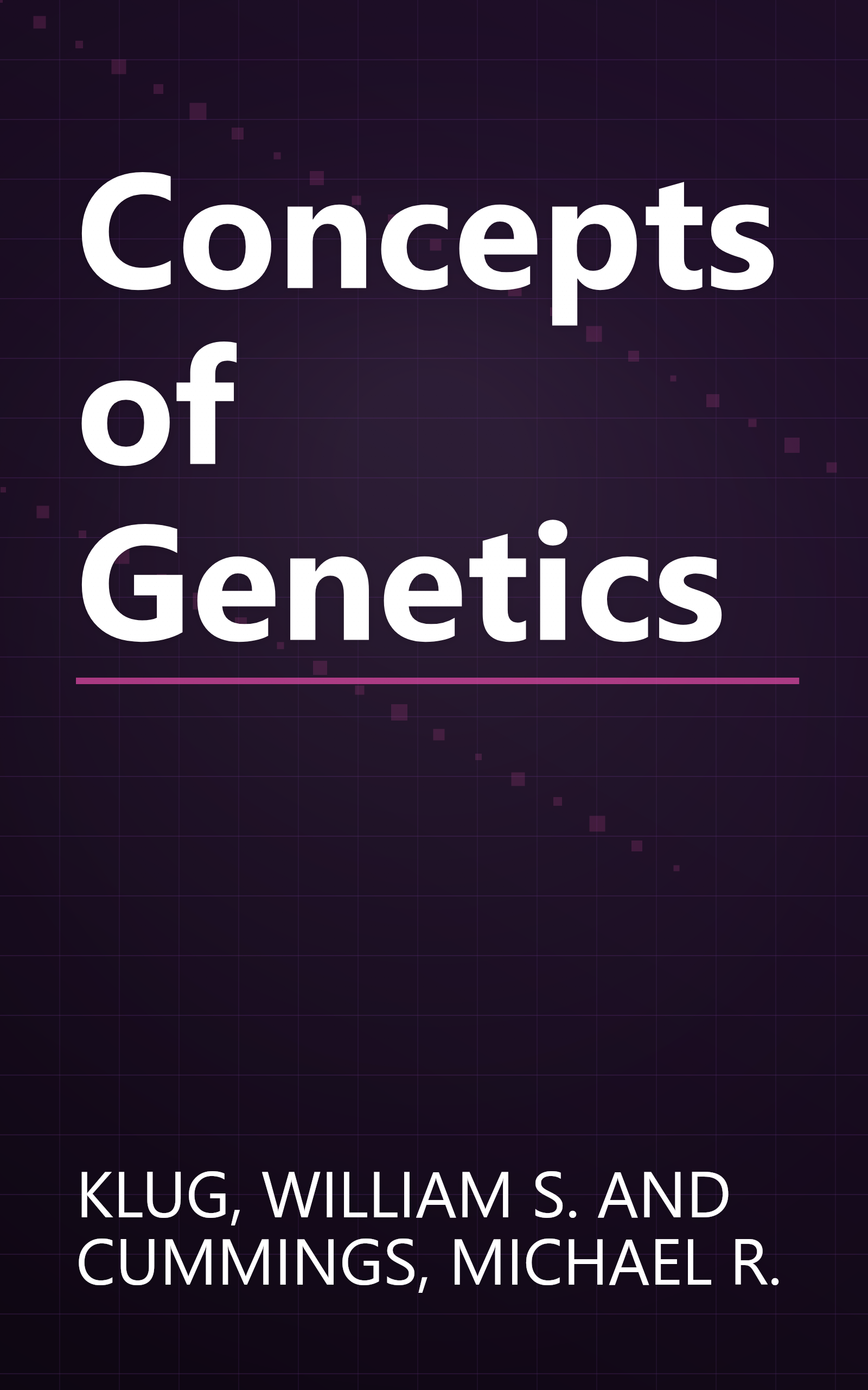 Concepts of Genetics book cover