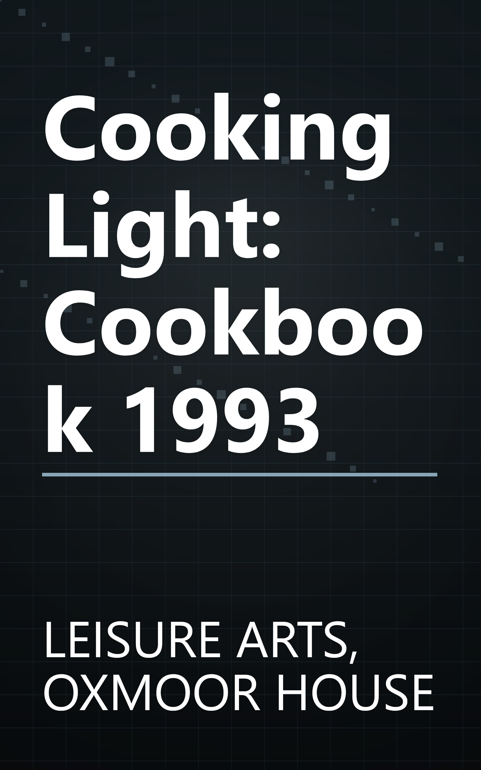 Cooking Light: Cookbook 1993 book cover