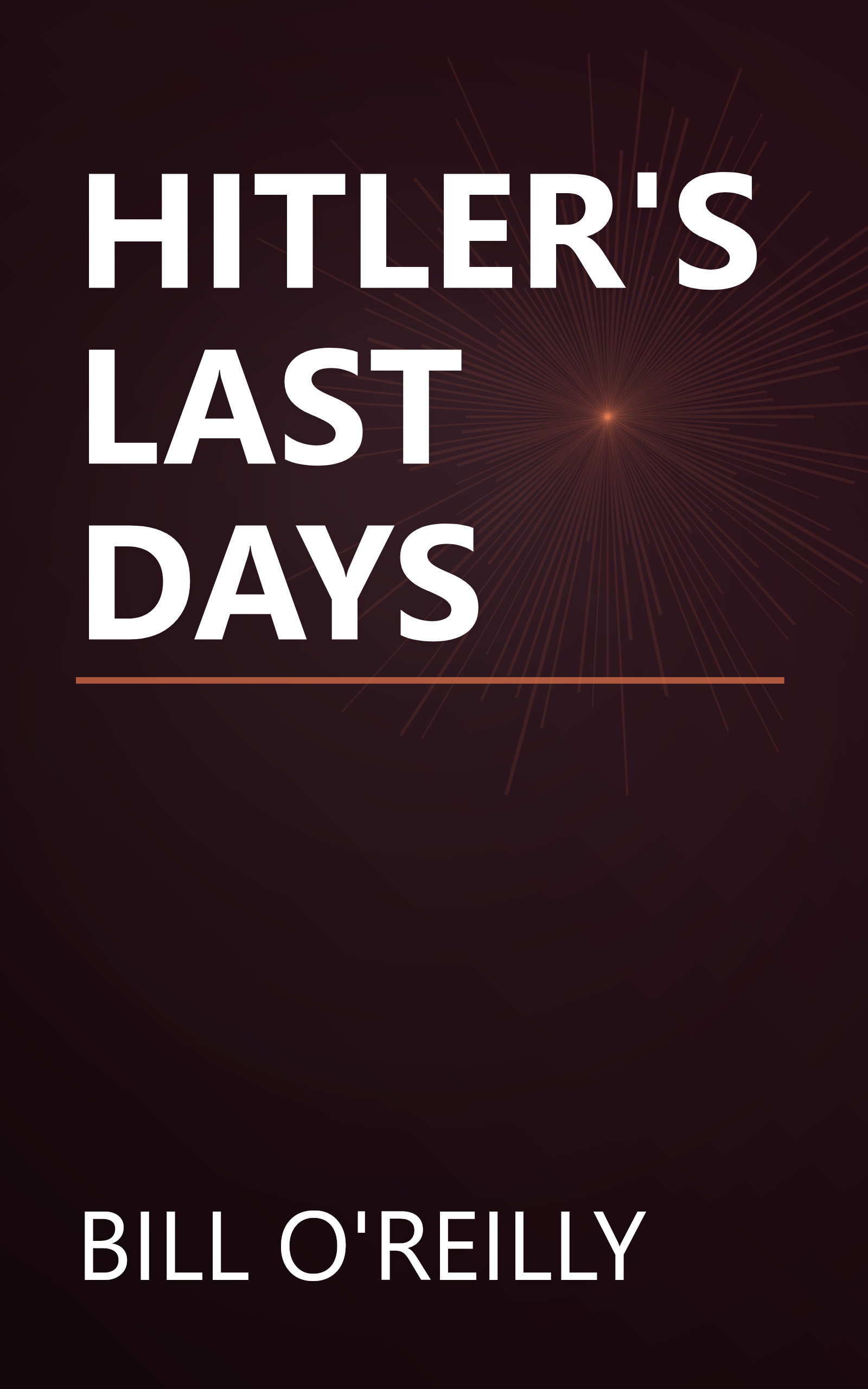 HITLER'S LAST DAYS book cover