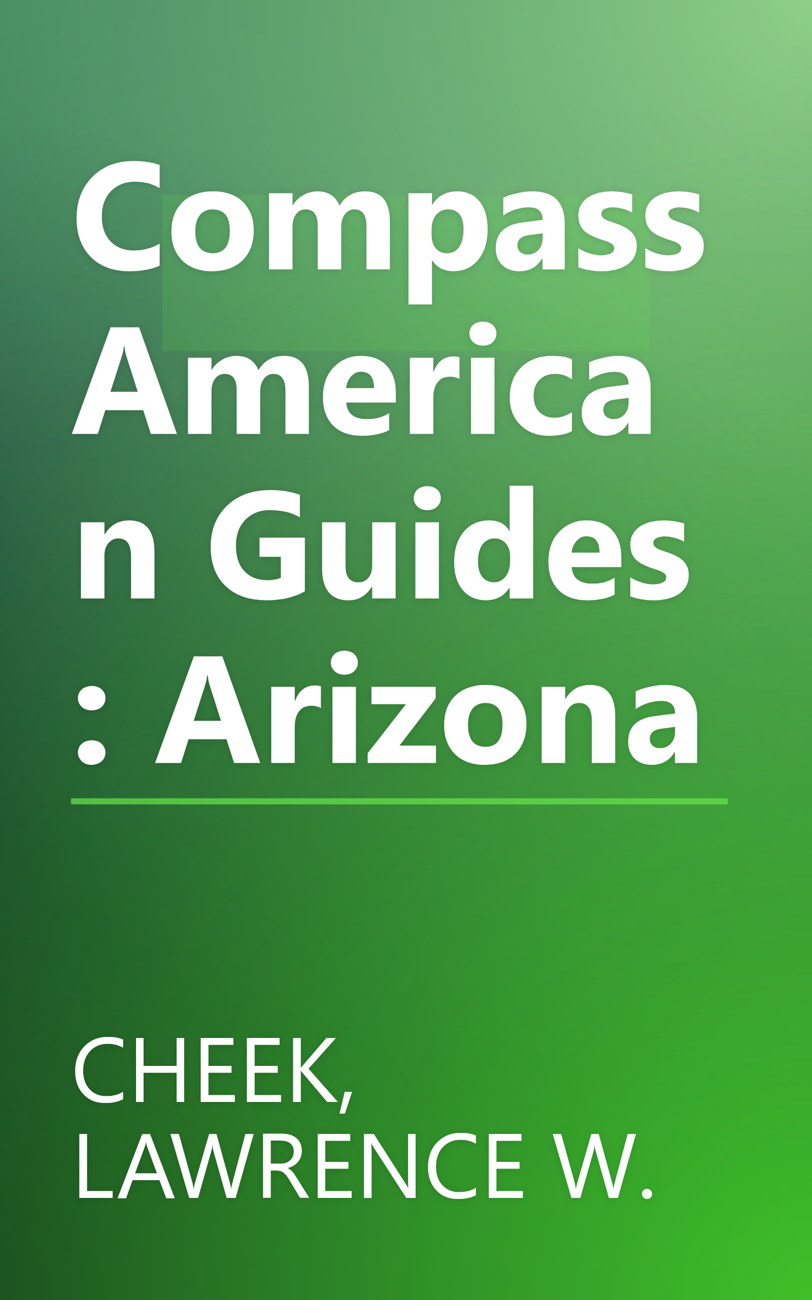 Compass American Guides : Arizona book cover