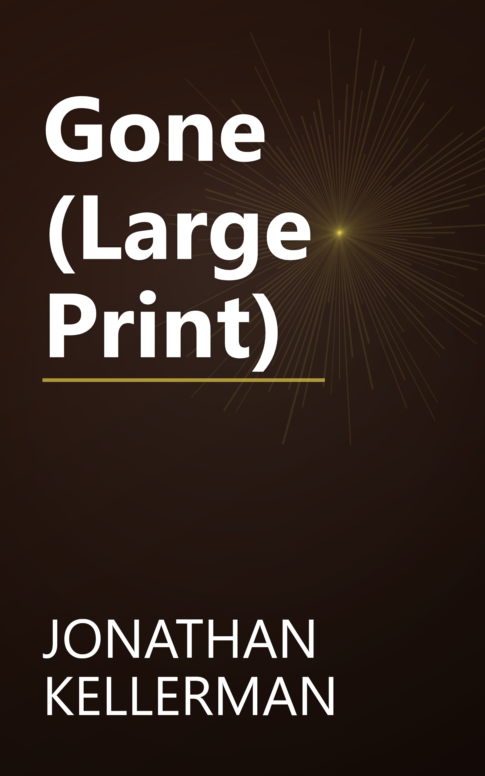 Gone (Large Print) book cover
