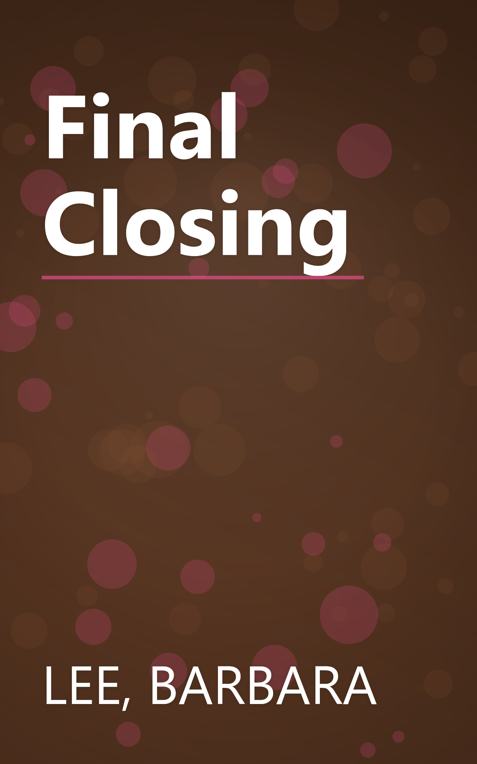 Final Closing book cover