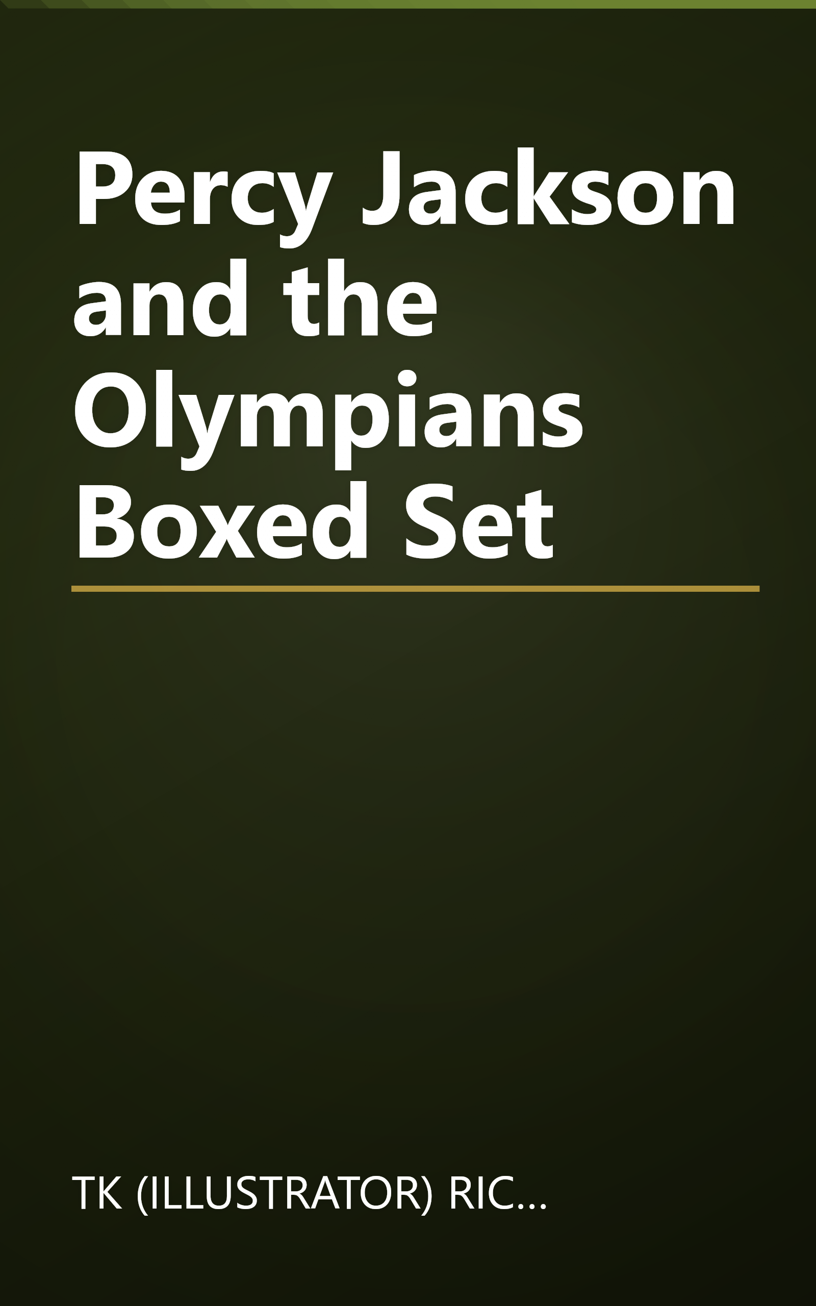 Percy Jackson and the Olympians Boxed Set book cover