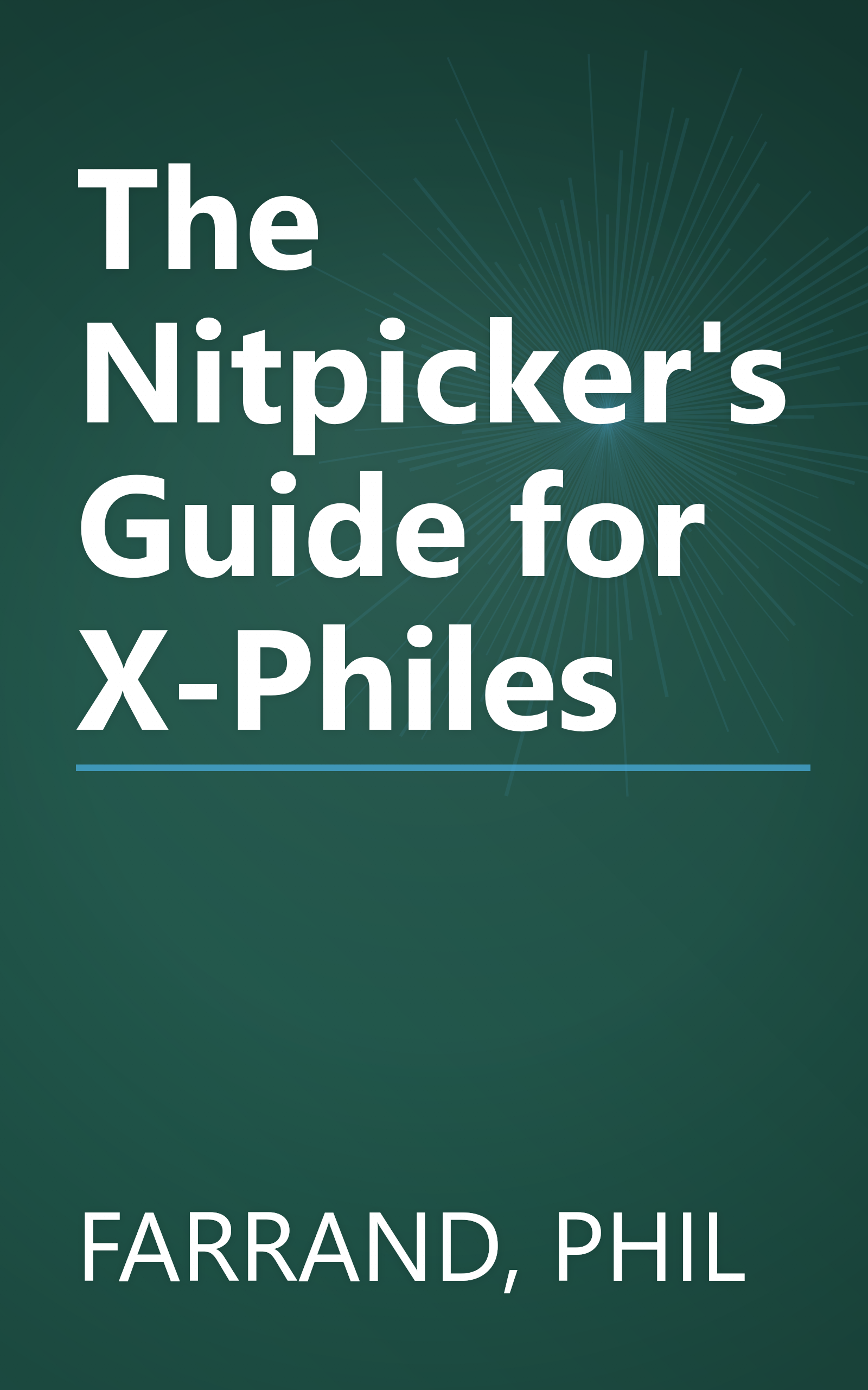 The Nitpicker's Guide for X-Philes book cover