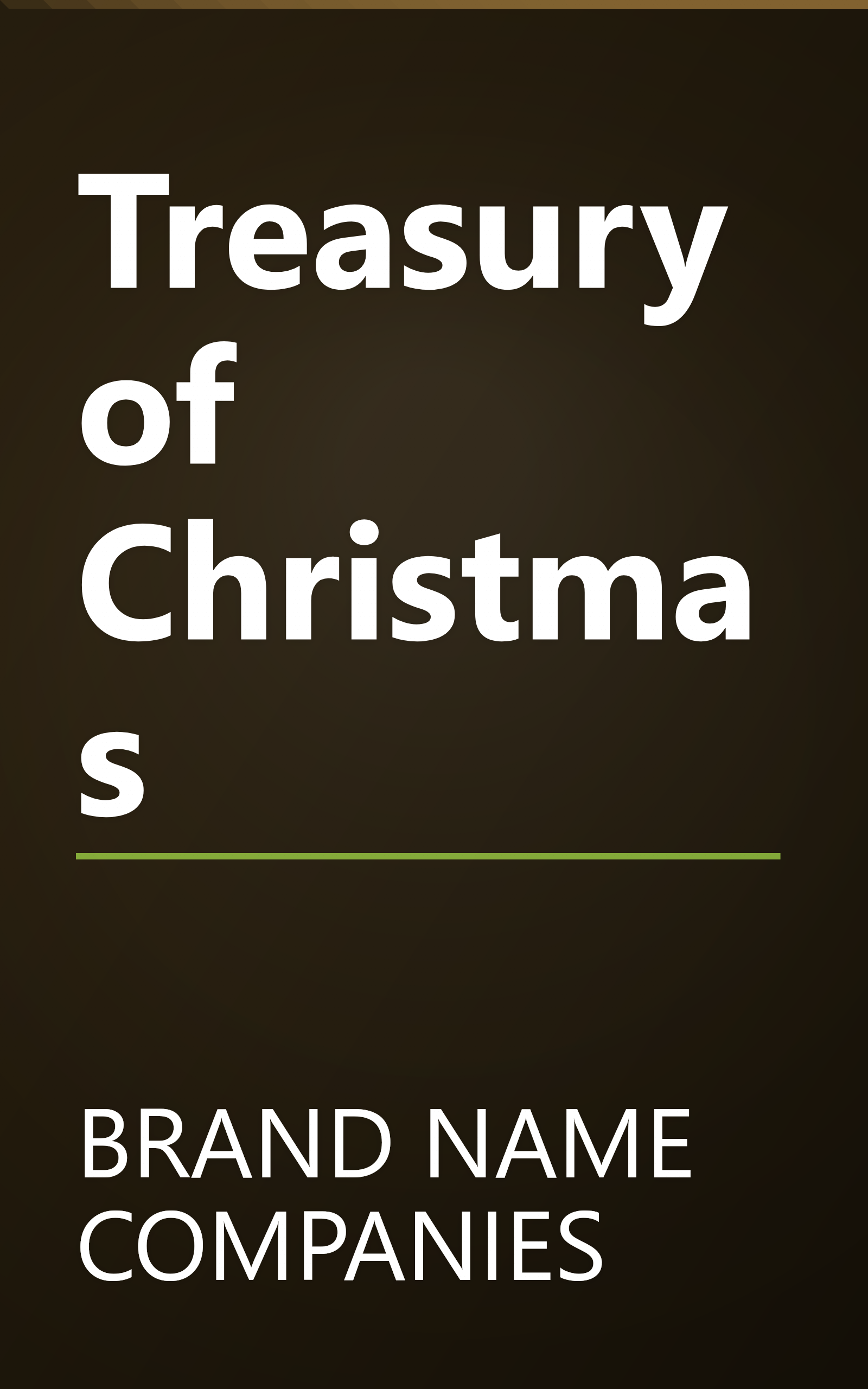 Treasury of Christmas book cover