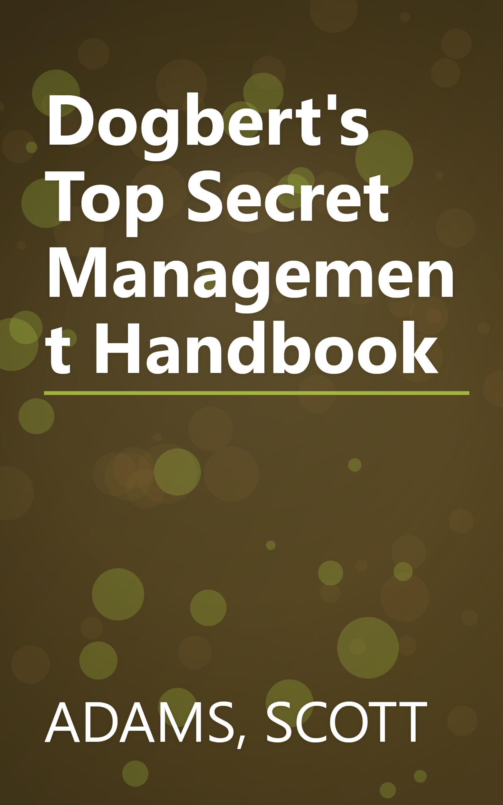 Dogbert's Top Secret Management Handbook book cover