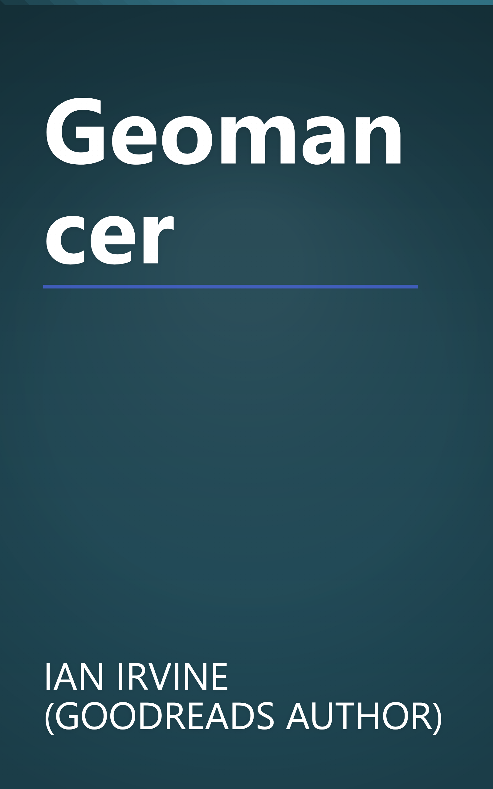 Geomancer book cover