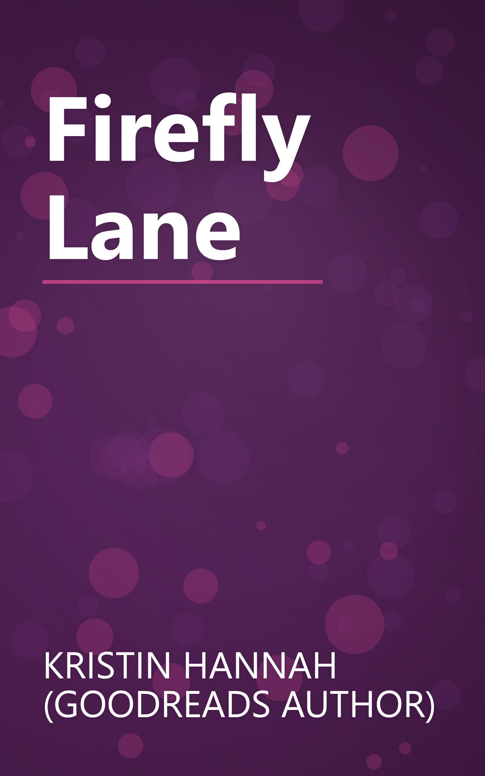 Firefly Lane book cover