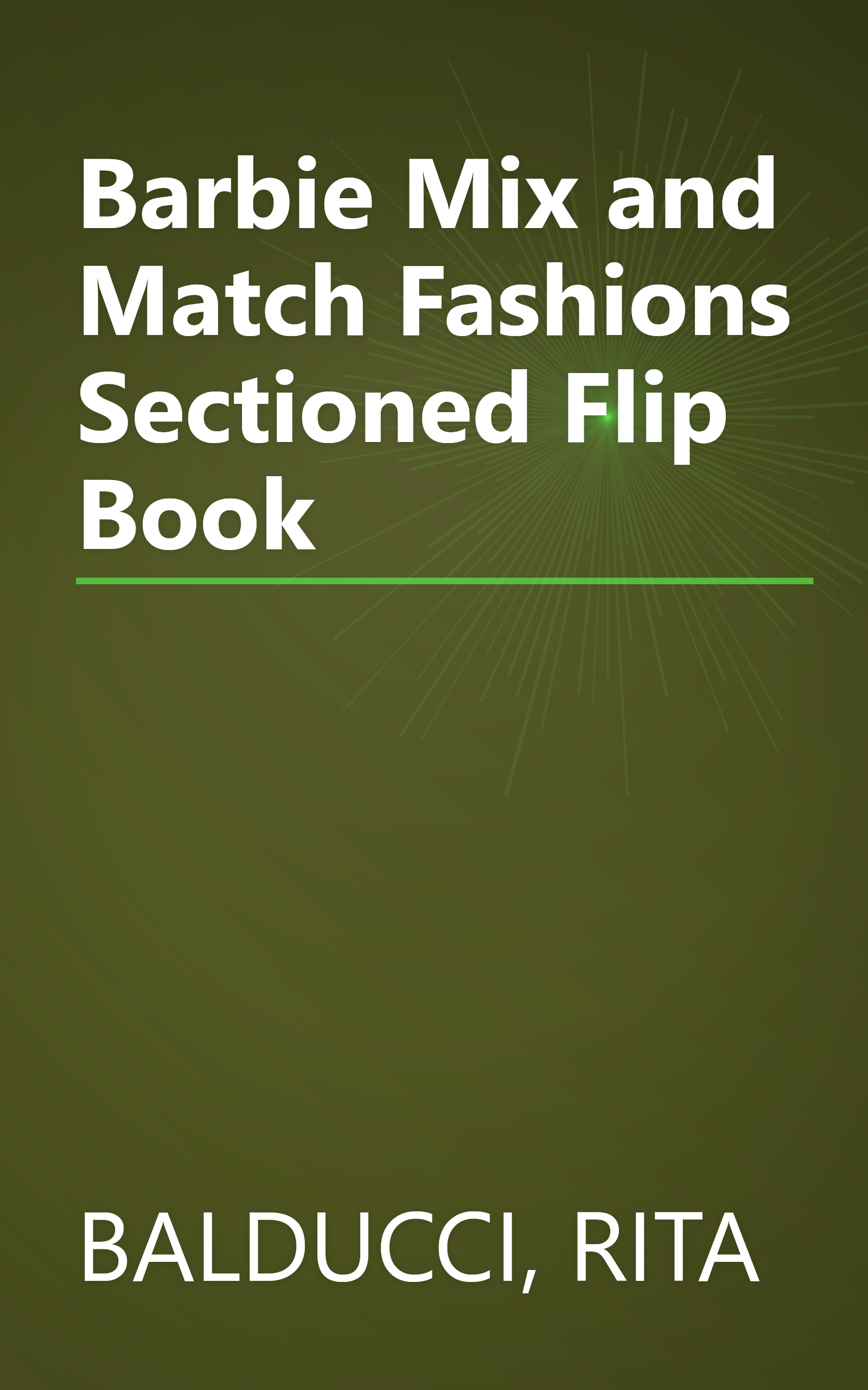 Barbie Mix and Match Fashions Sectioned Flip Book book cover