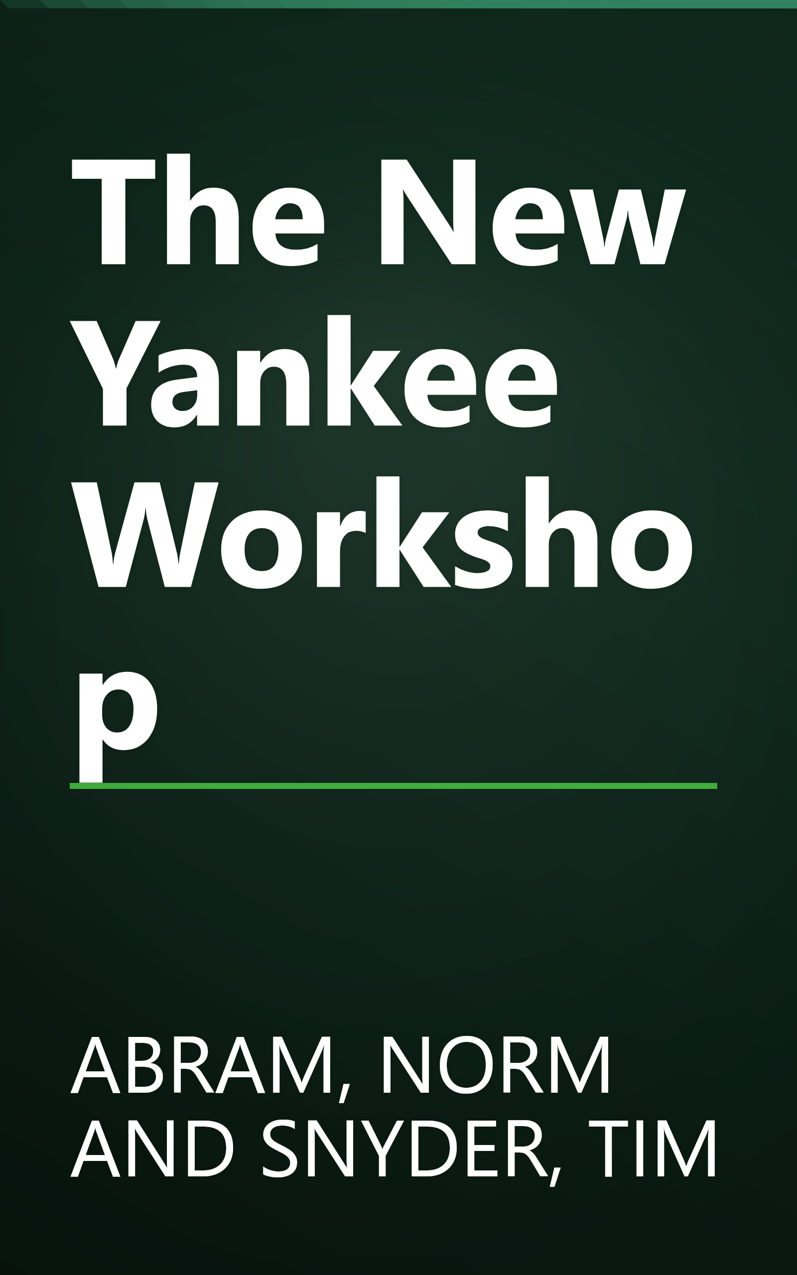 The New Yankee Workshop book cover