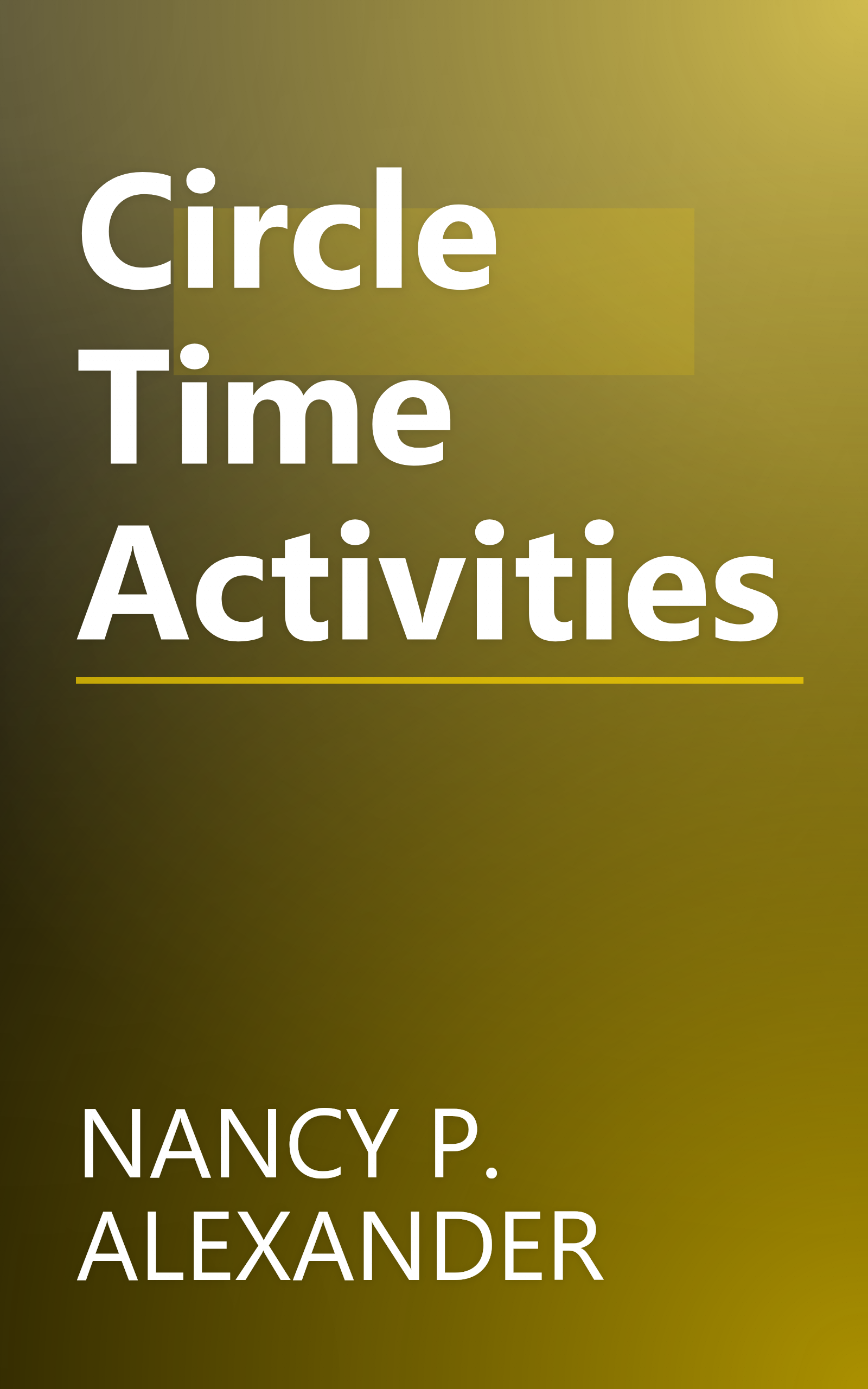 Circle Time Activities book cover