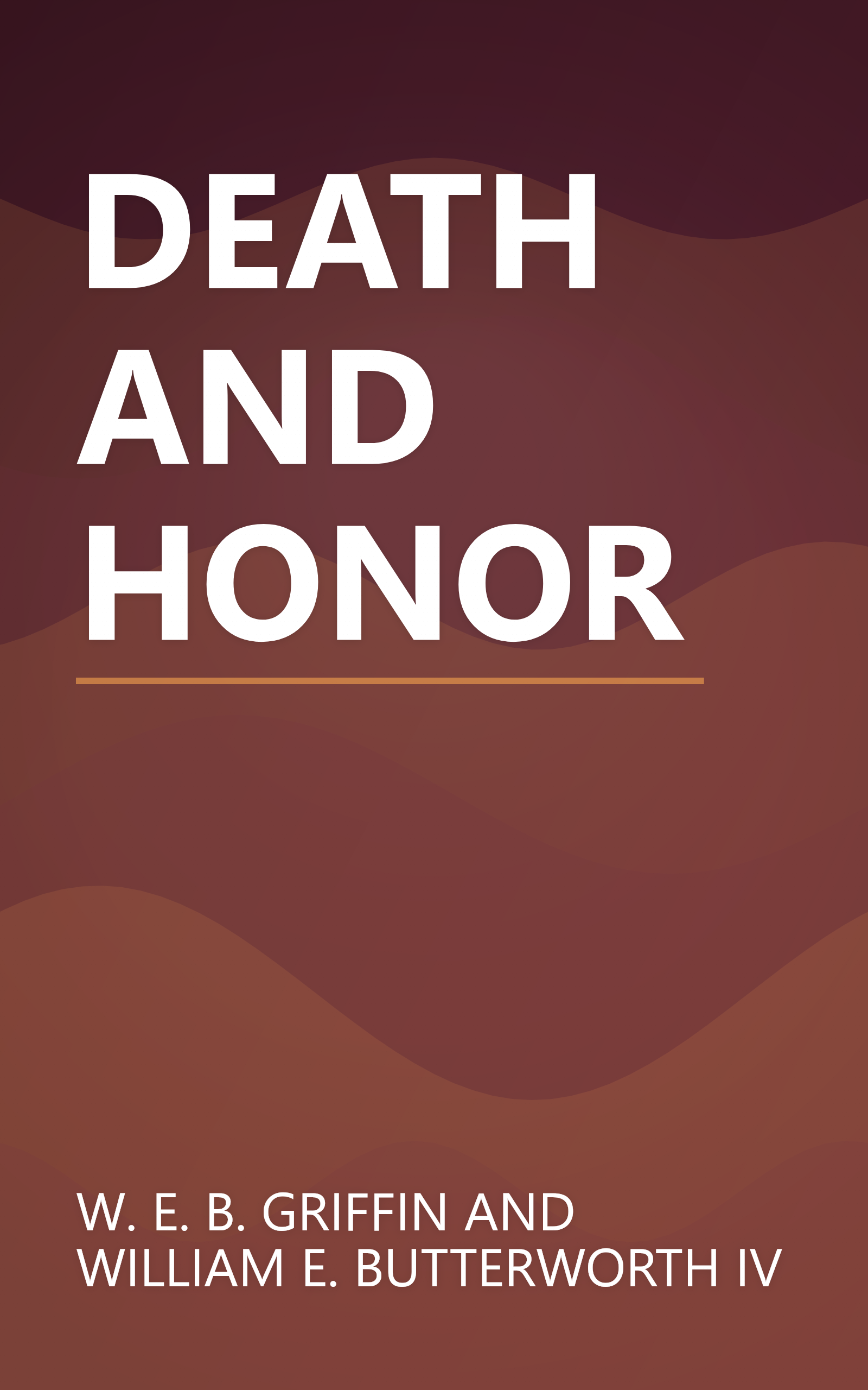 DEATH AND HONOR book cover