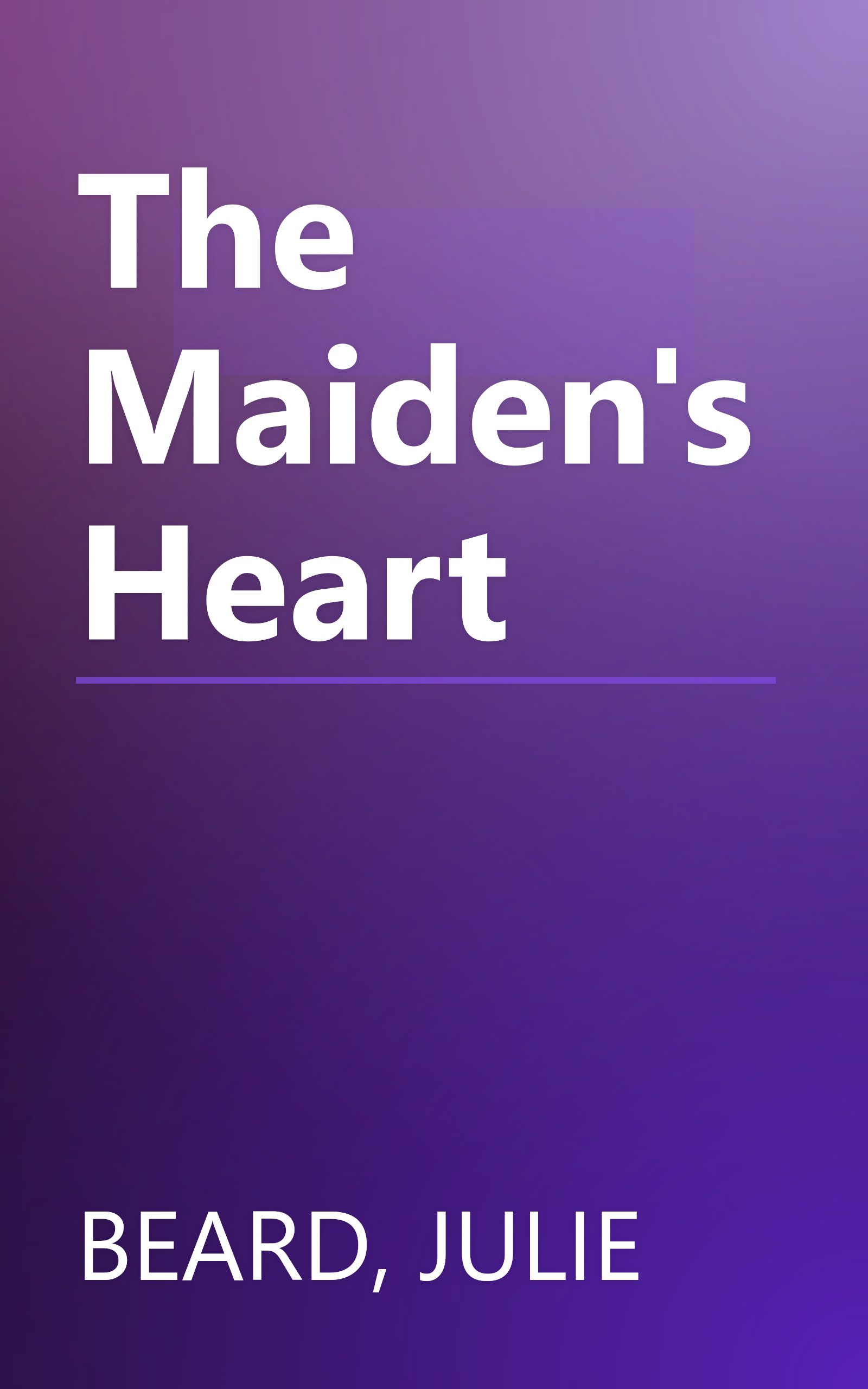 The Maiden's Heart book cover
