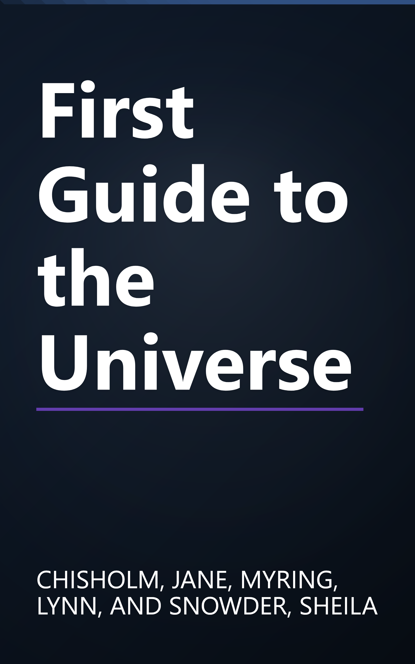 First Guide to the Universe book cover