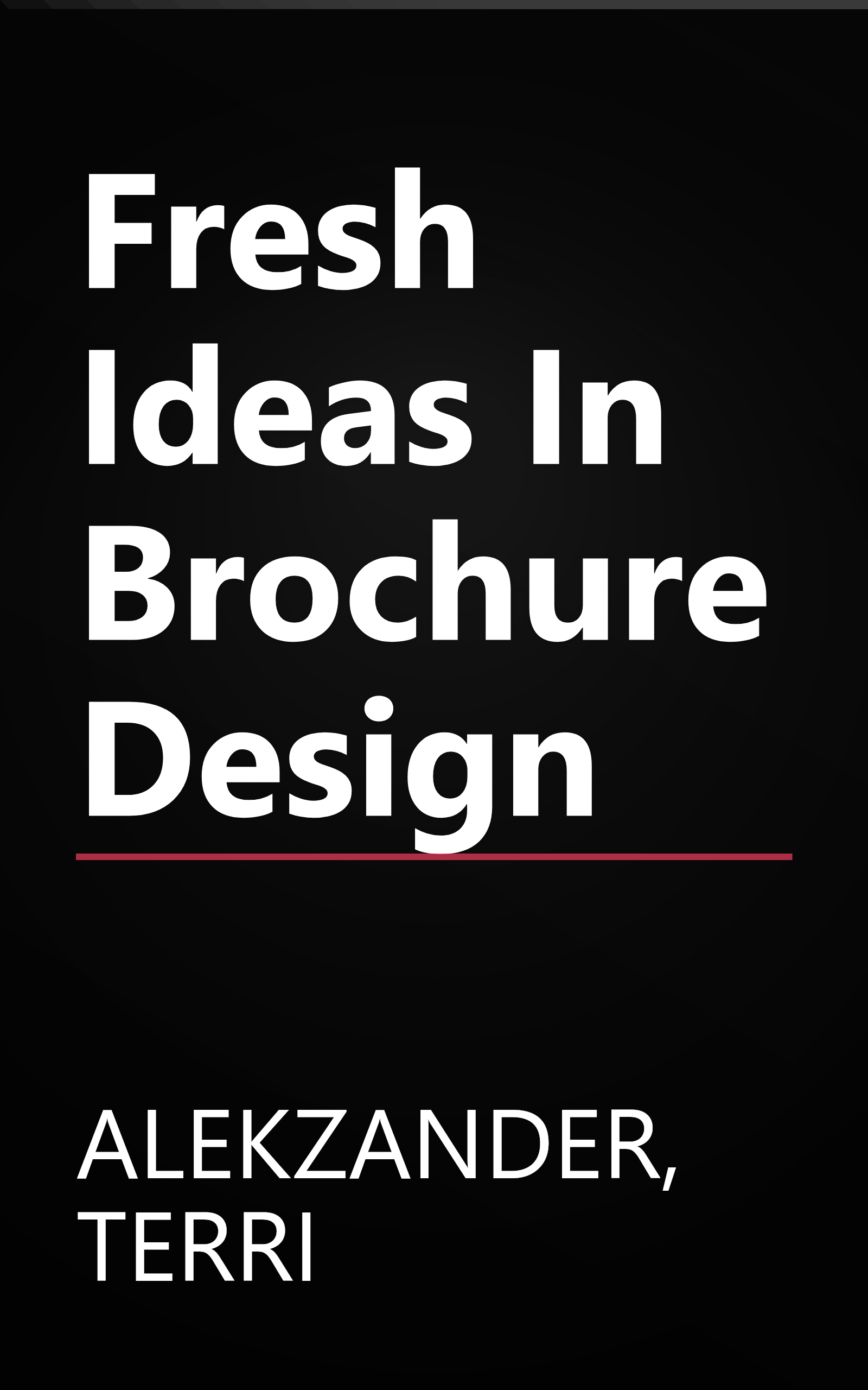 Fresh Ideas In Brochure Design book cover