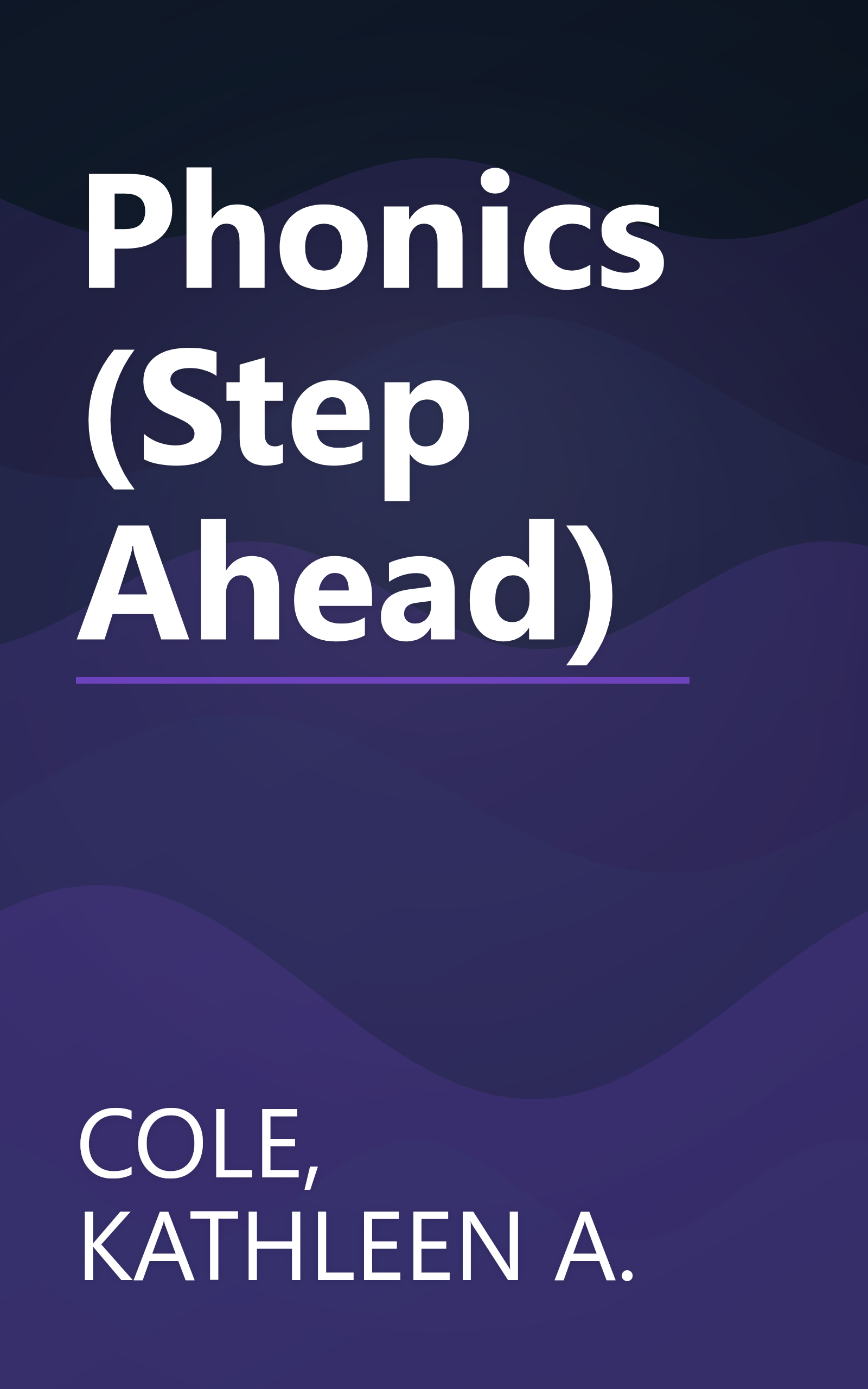 Phonics (Step Ahead) book cover