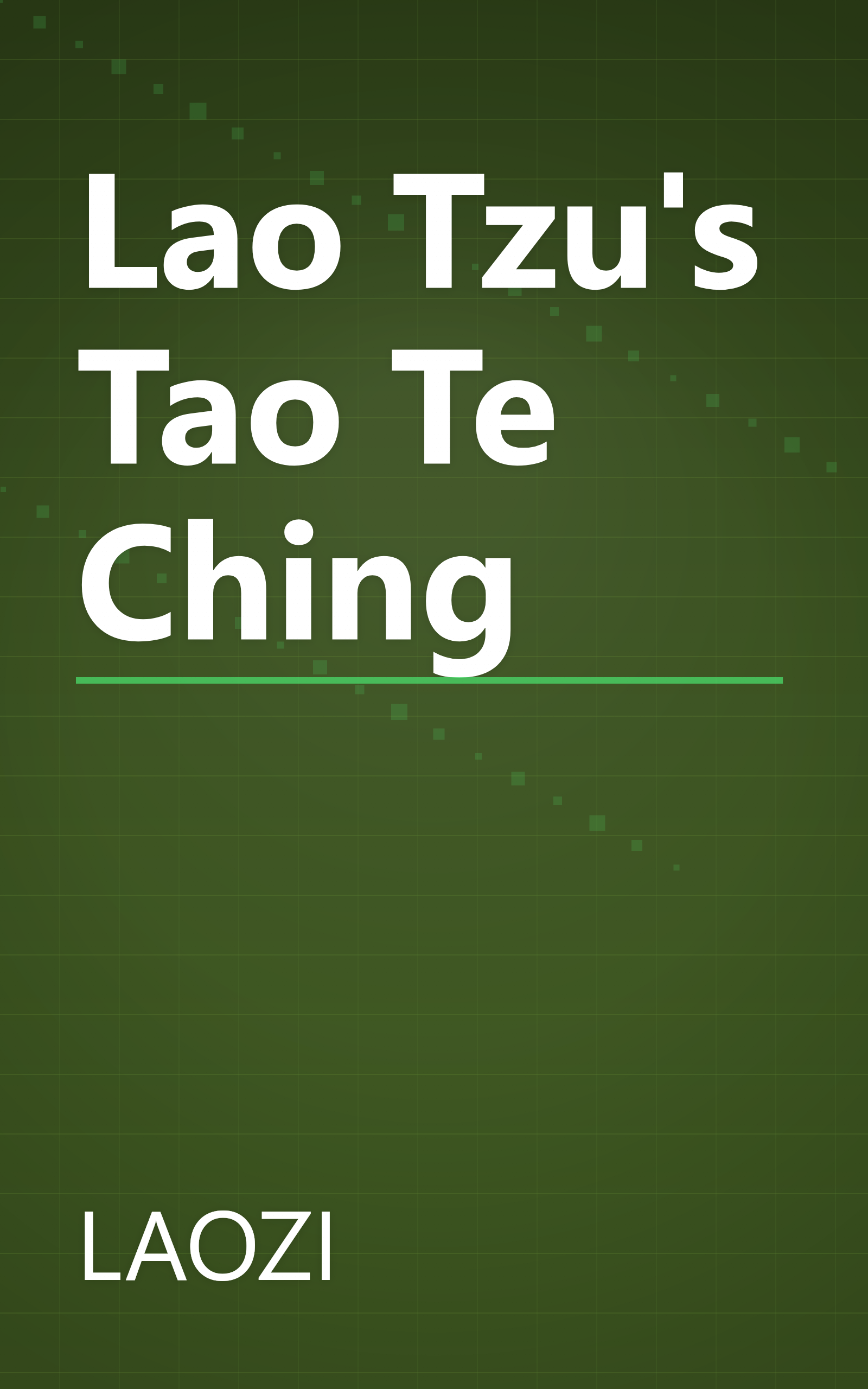 Lao Tzu's Tao Te Ching book cover
