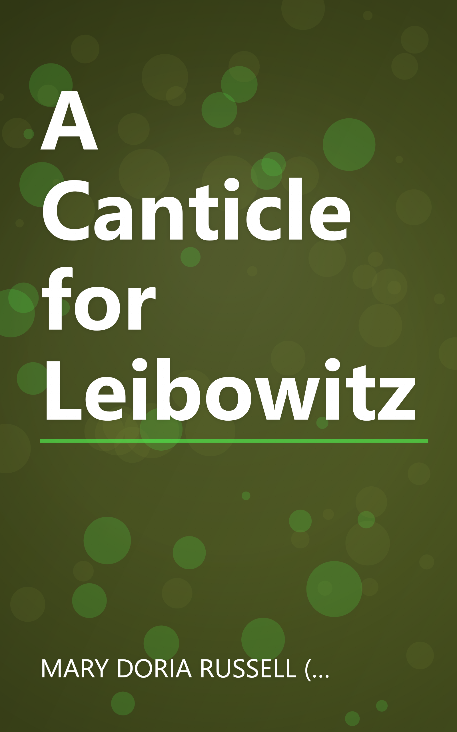 A Canticle for Leibowitz book cover