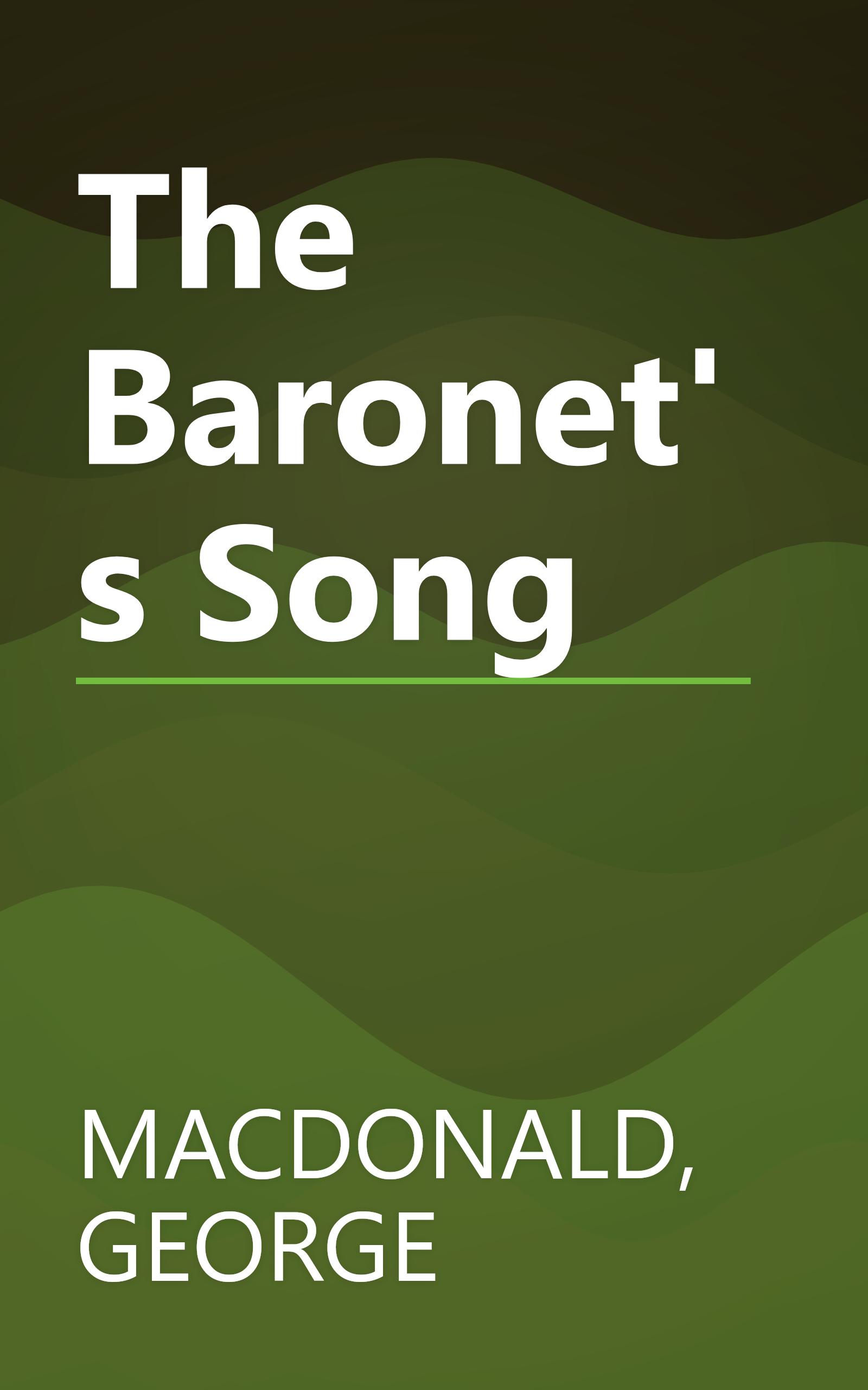 The Baronet's Song book cover