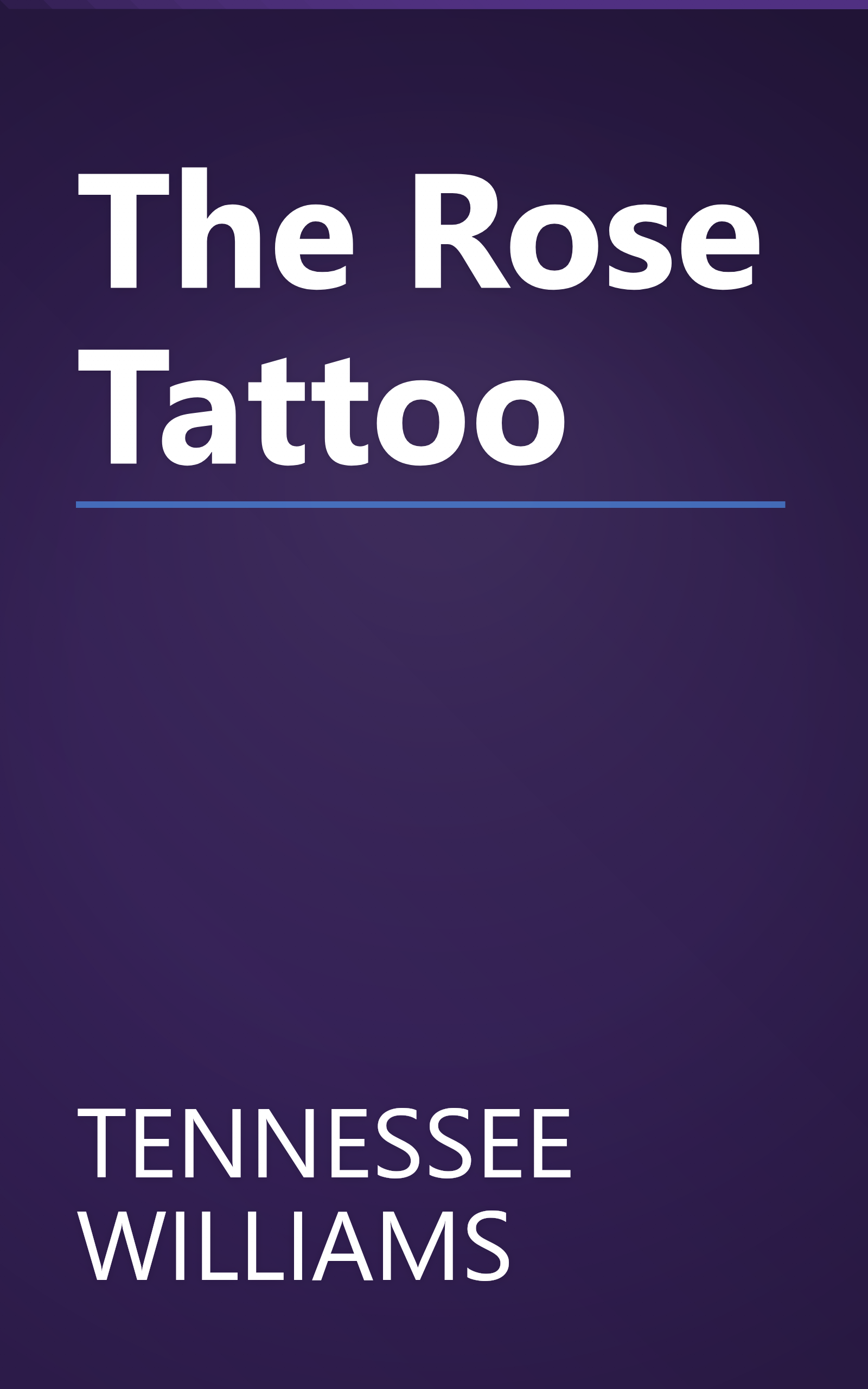 The Rose Tattoo book cover