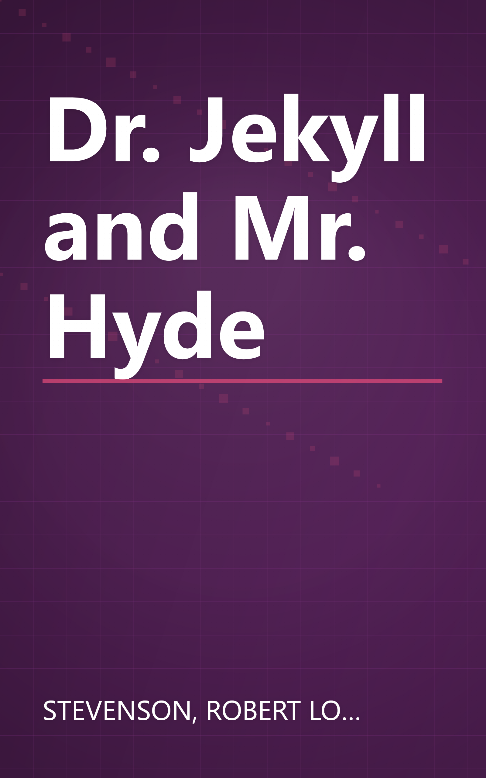 Dr. Jekyll and Mr. Hyde book cover