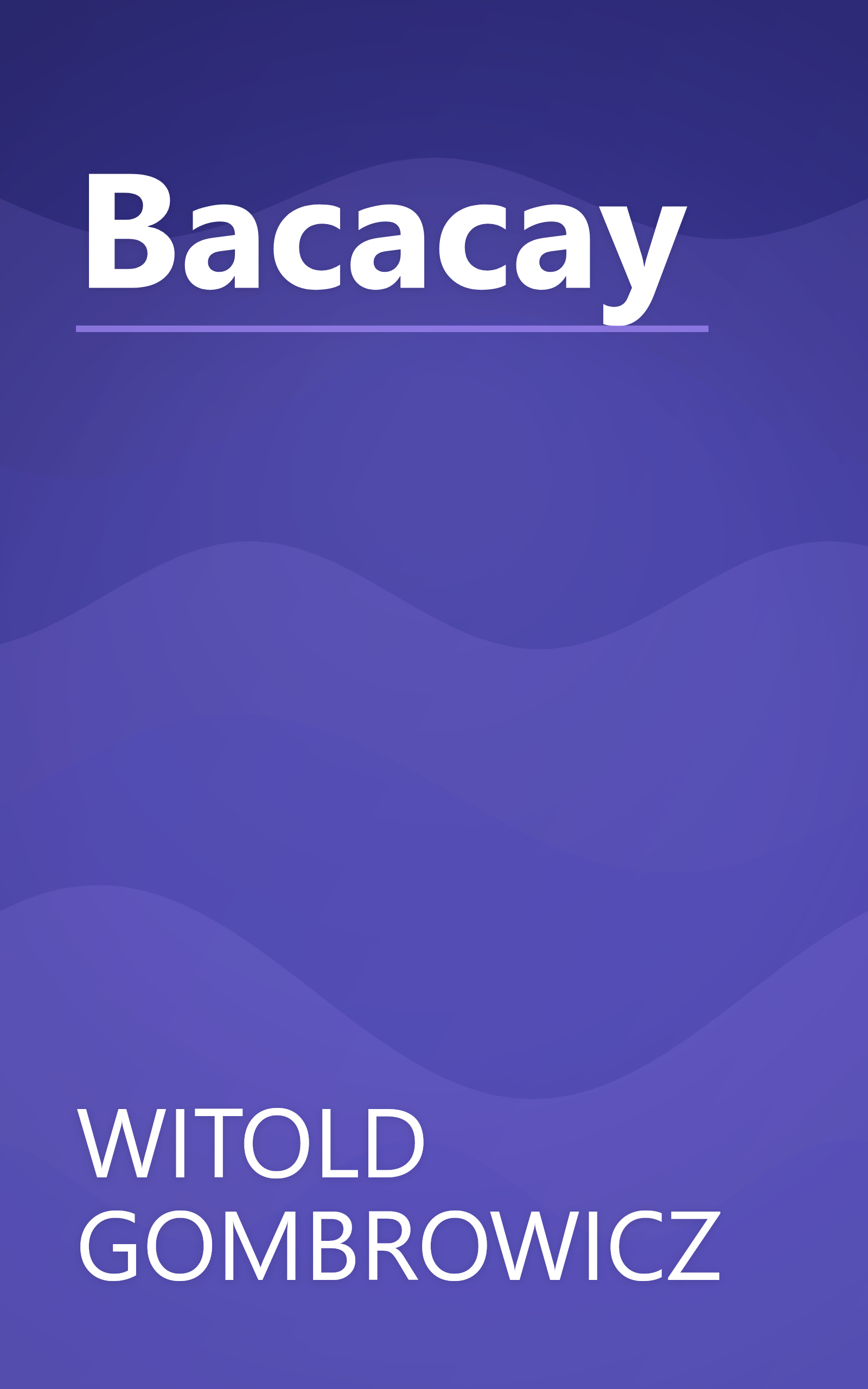 Bacacay book cover