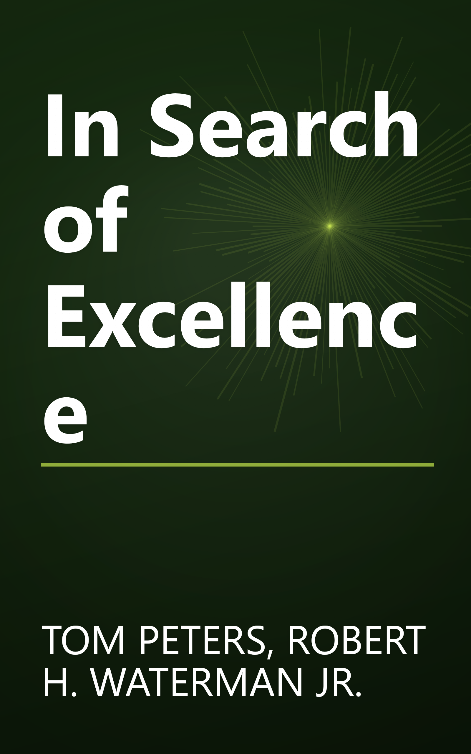 In Search of Excellence book cover