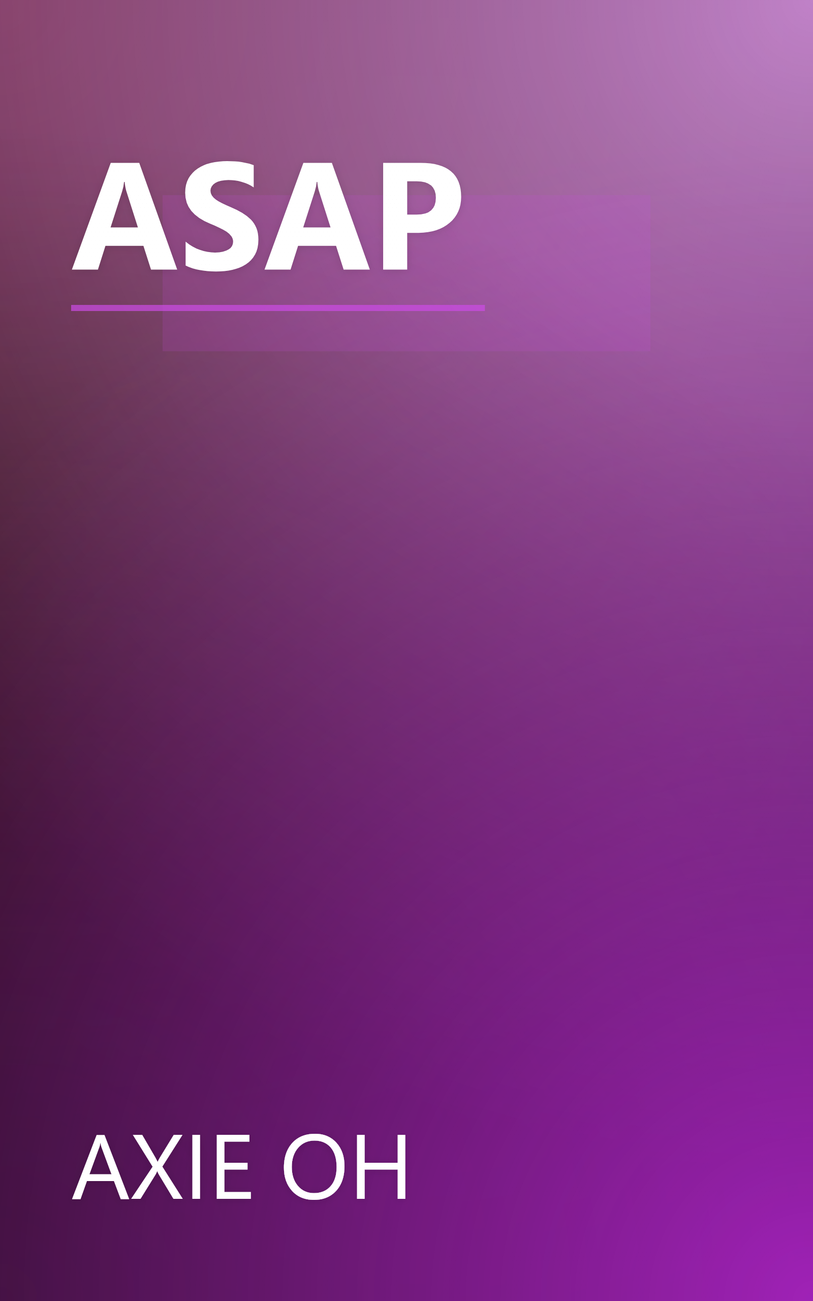 ASAP book cover