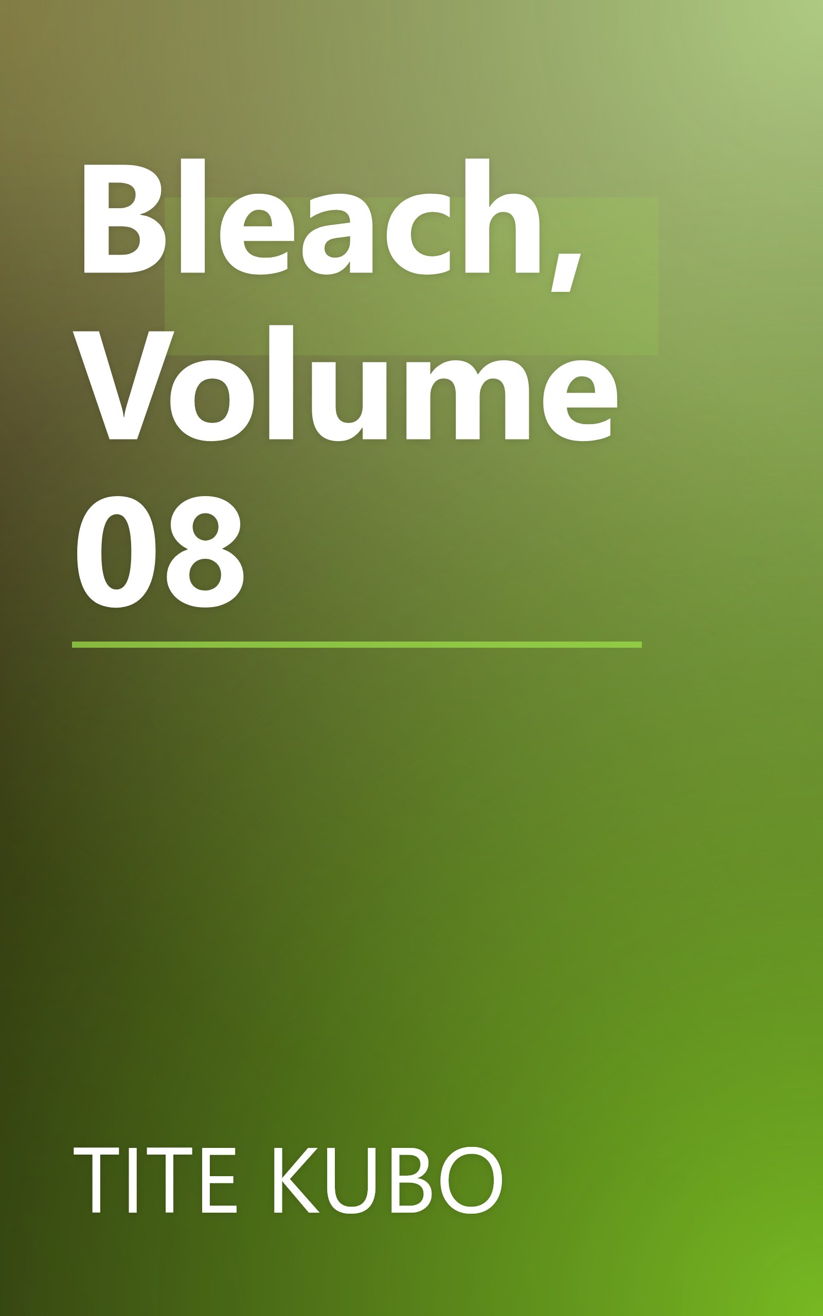 Bleach, Volume 08 book cover