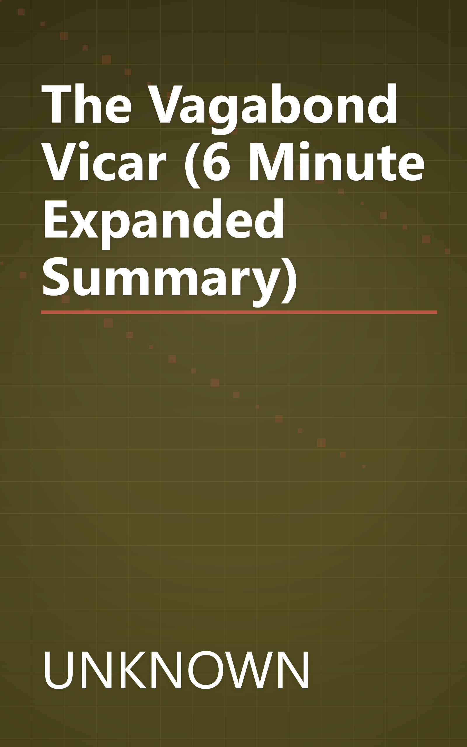 The Vagabond Vicar (6 Minute   Expanded Summary) book cover
