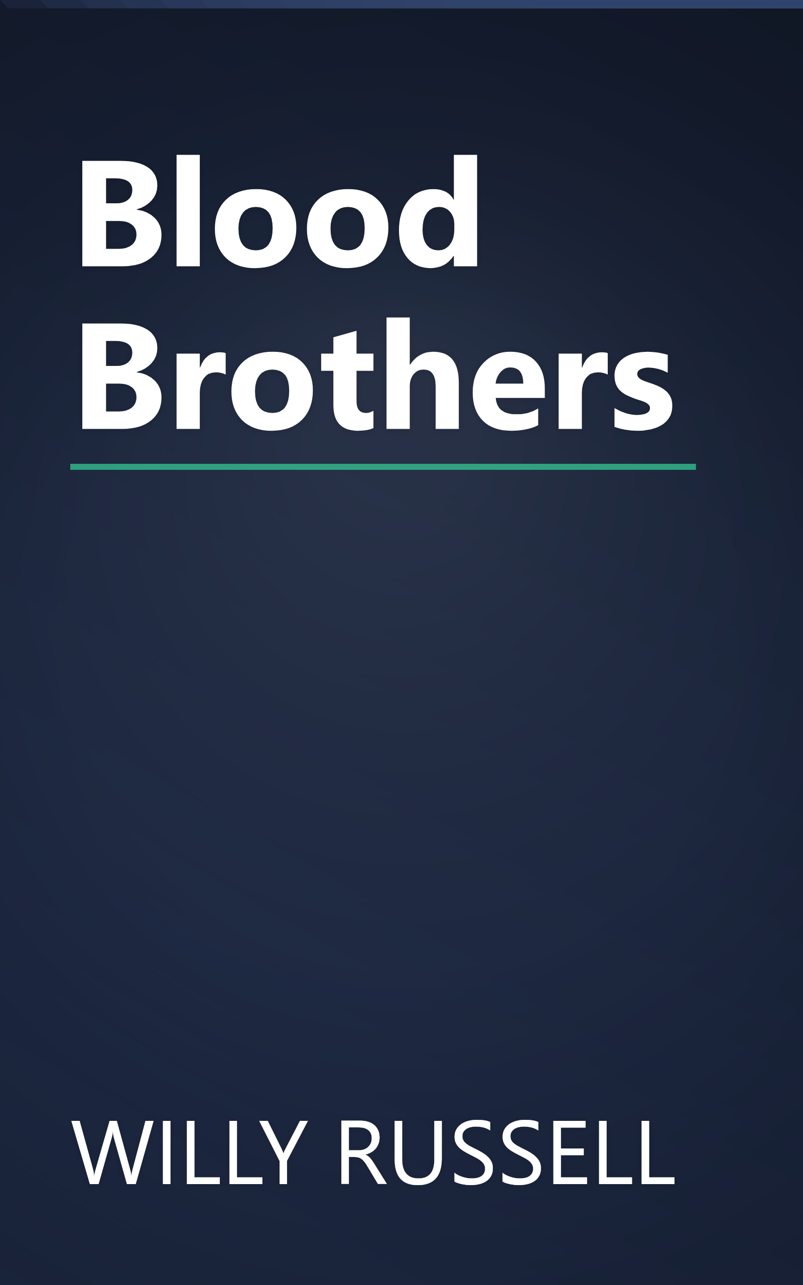 Blood Brothers book cover