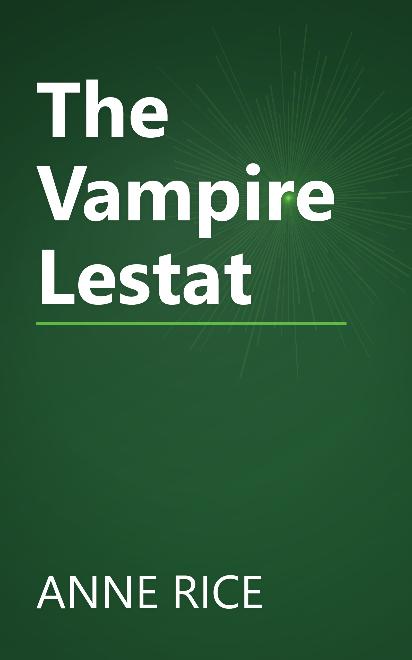 The Vampire Lestat book cover