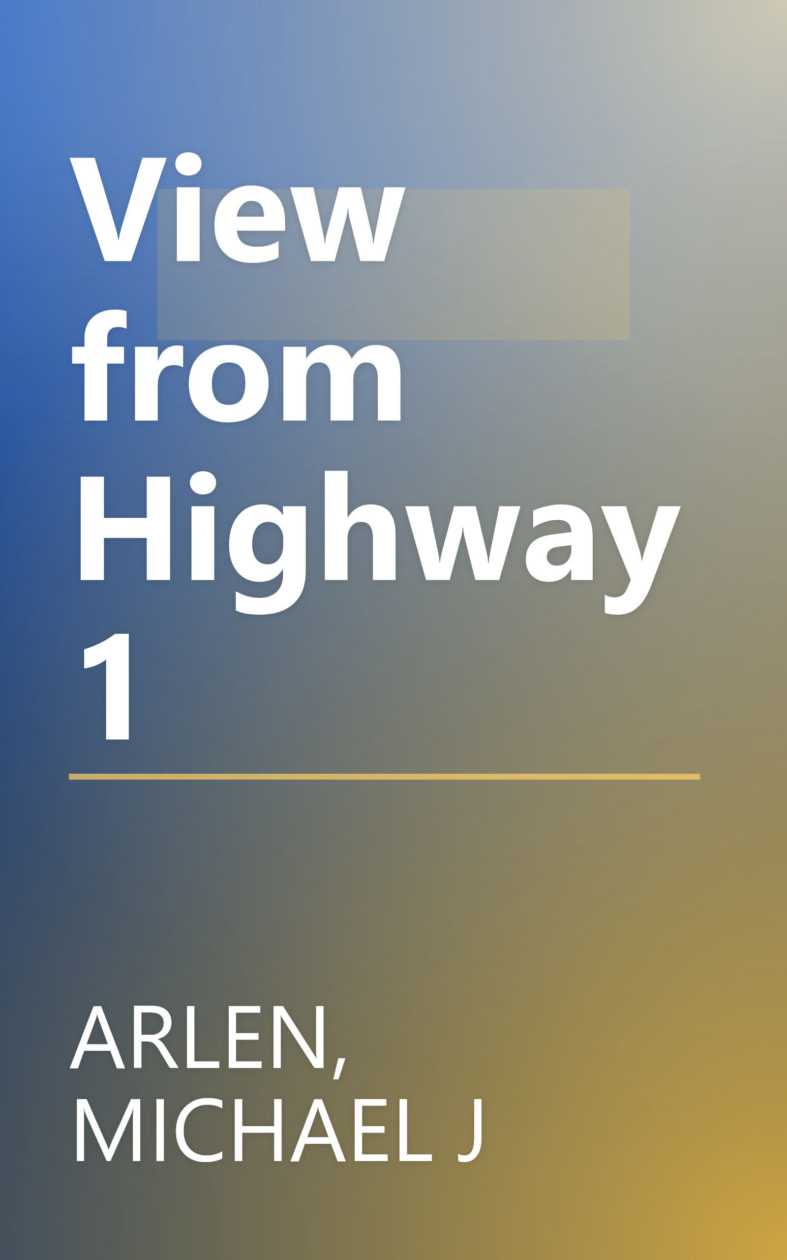 View from Highway 1 book cover