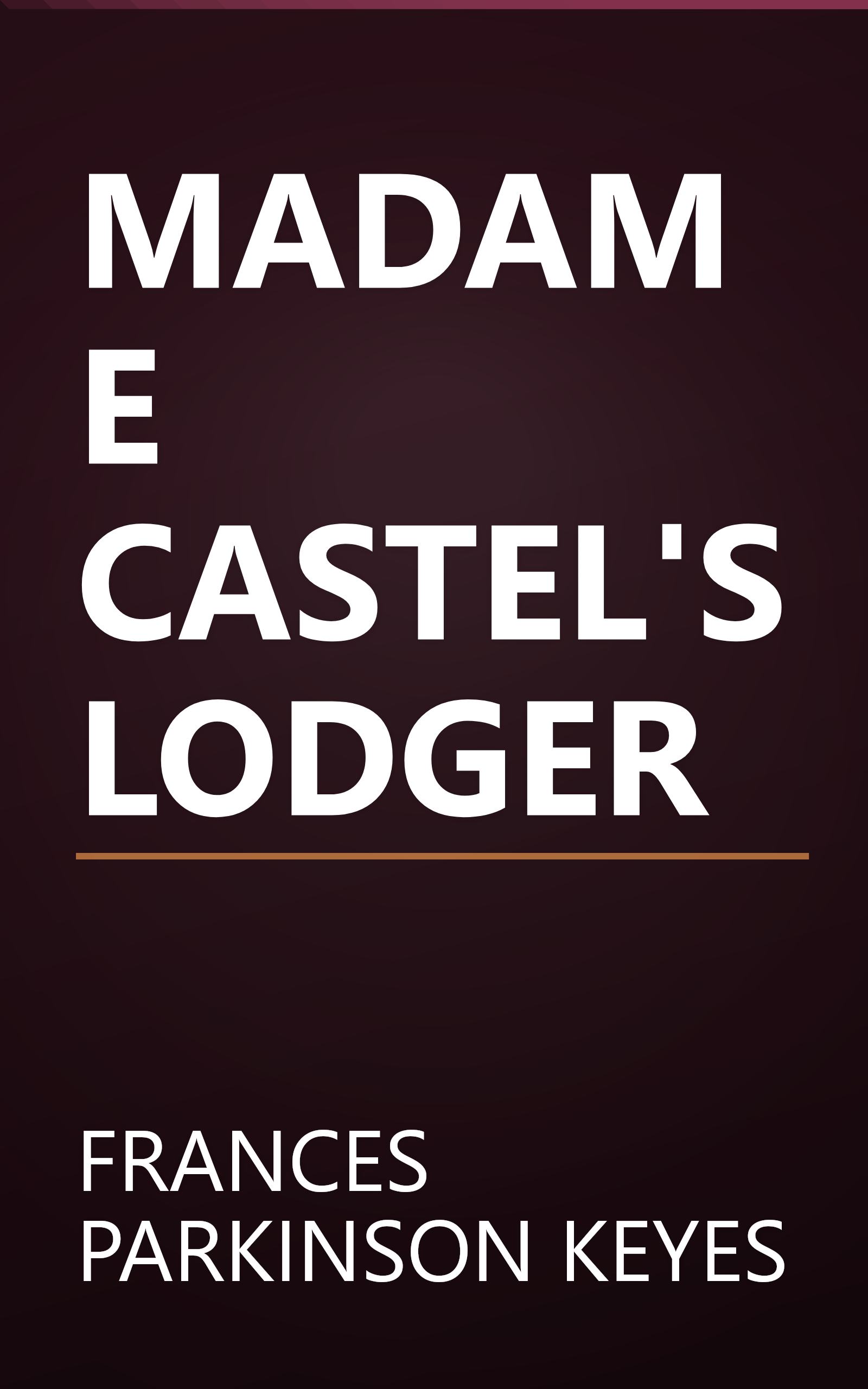MADAME CASTEL'S LODGER book cover
