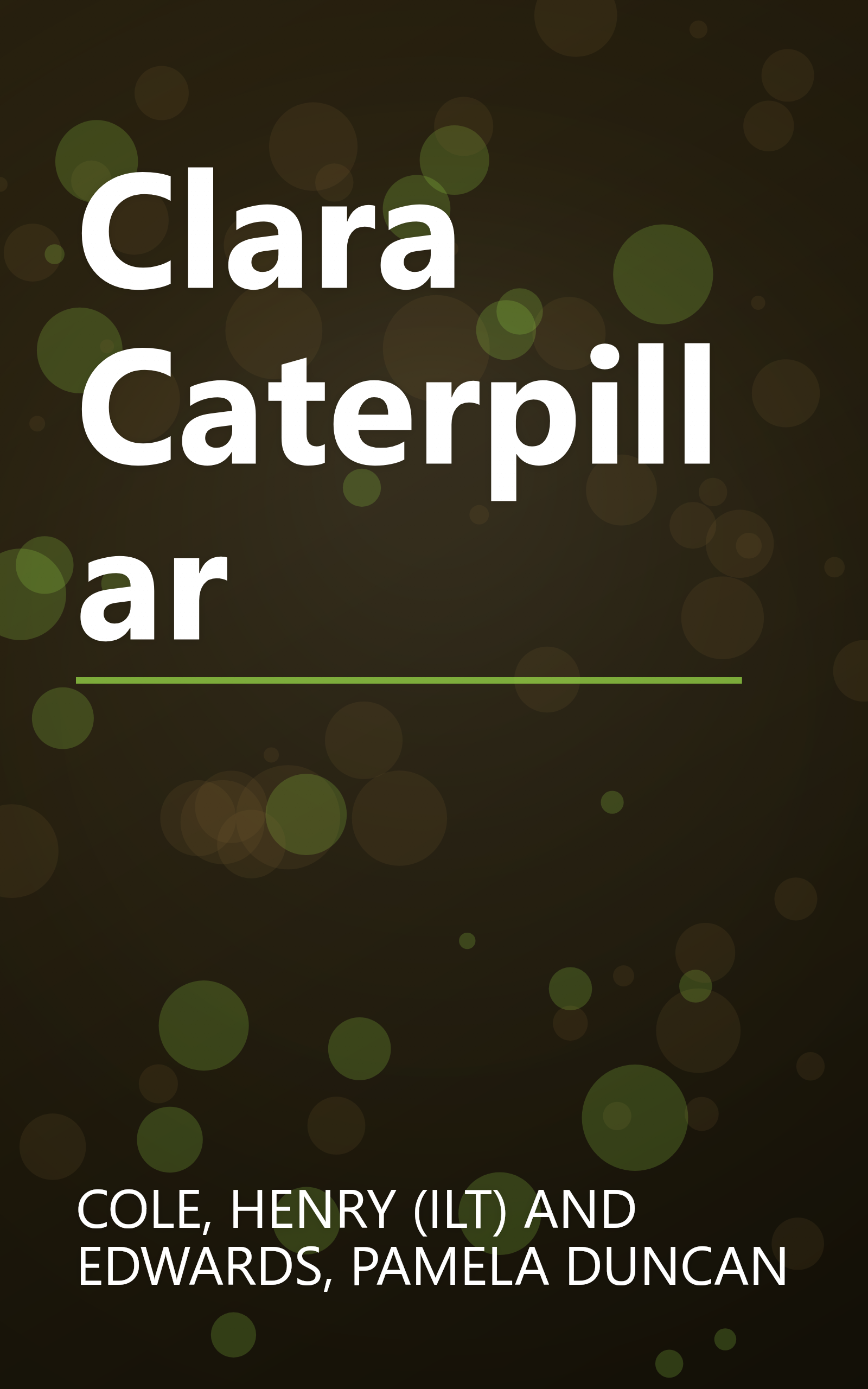 Clara Caterpillar book cover