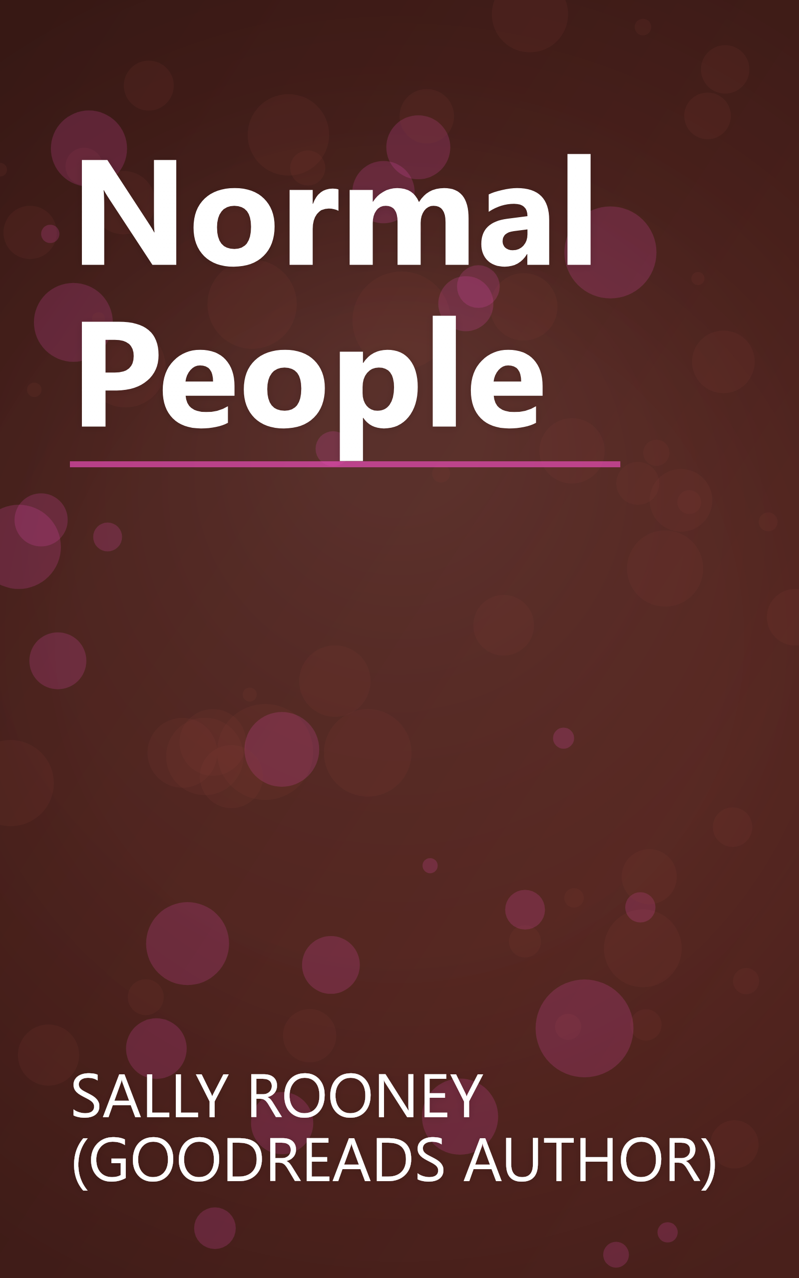Normal People book cover